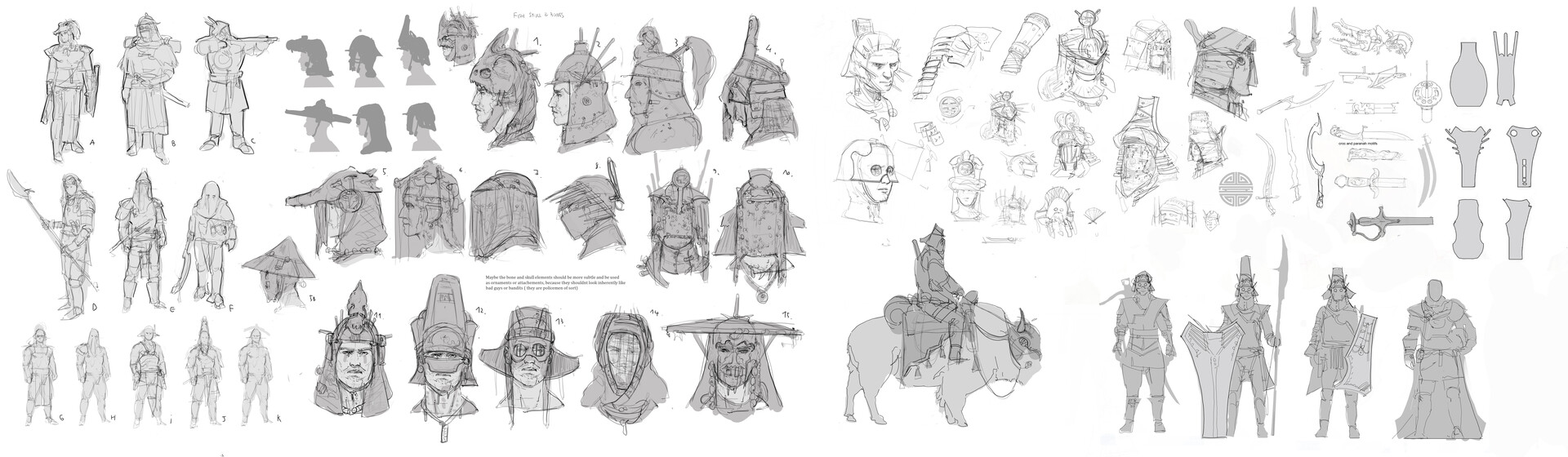 Cyprien Rousson - SKULLSWORN - Annurian soldiers & Ruc Lan Lac