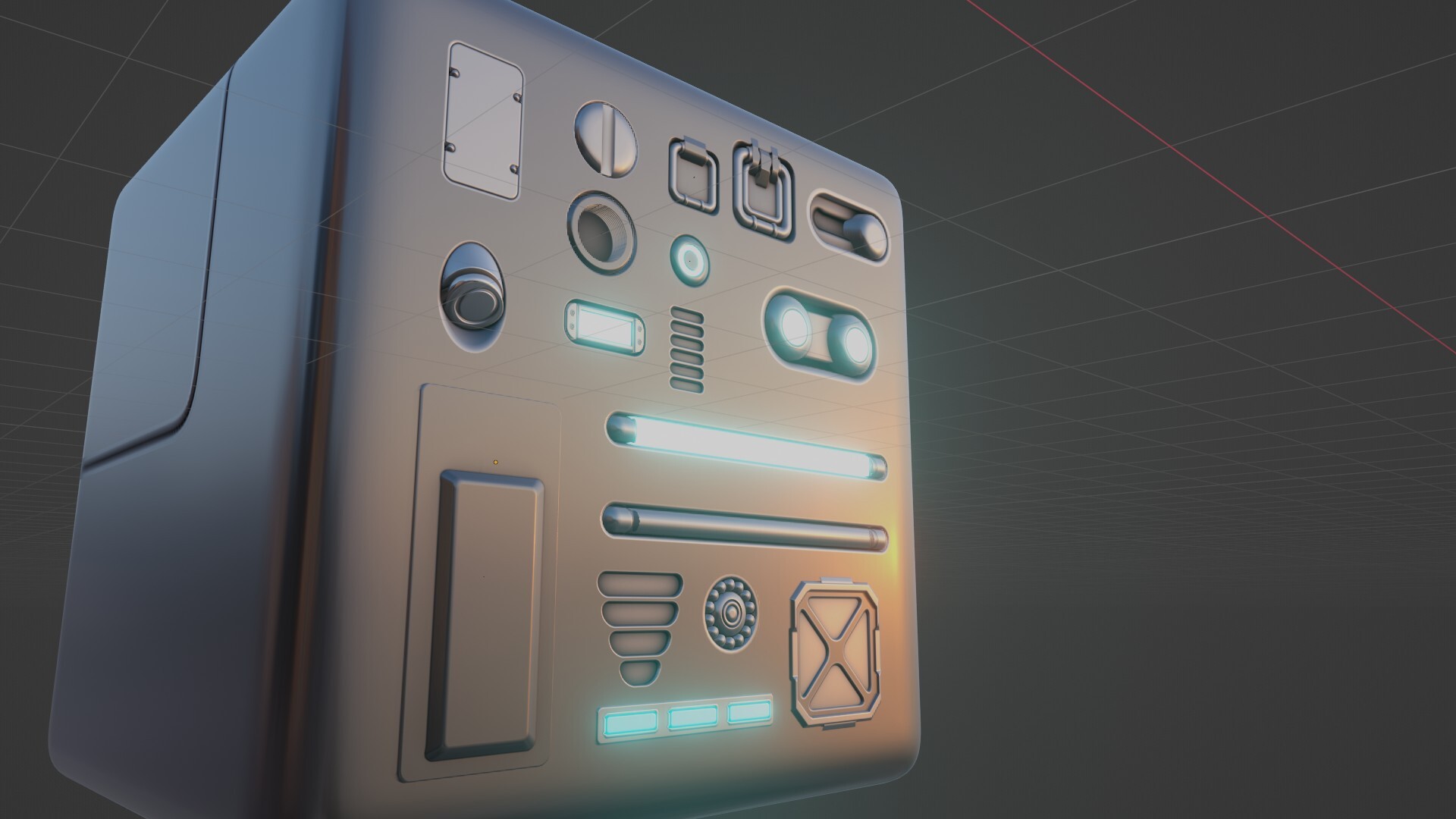 ArtStation - Testing new hard surface decals for a modular environment