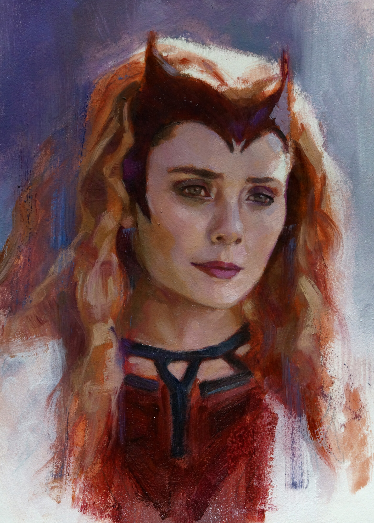 ArtStation - Scarlet Witch - portrait