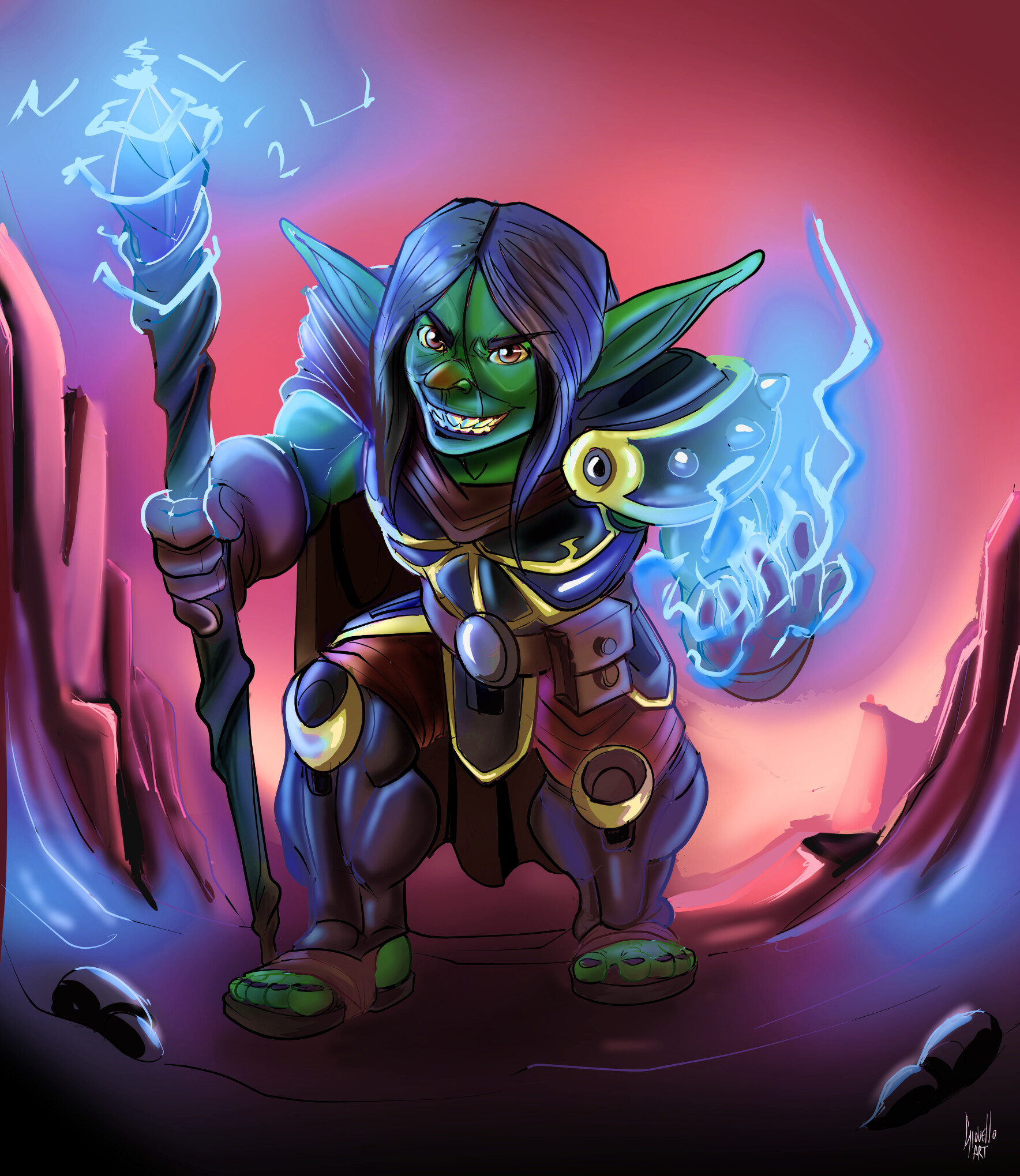 ArtStation - goblin wizard