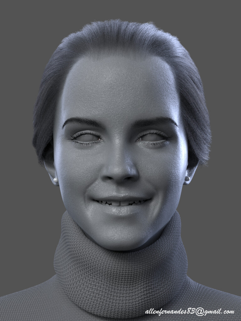 ArtStation - Emma Grey Test for likeness.