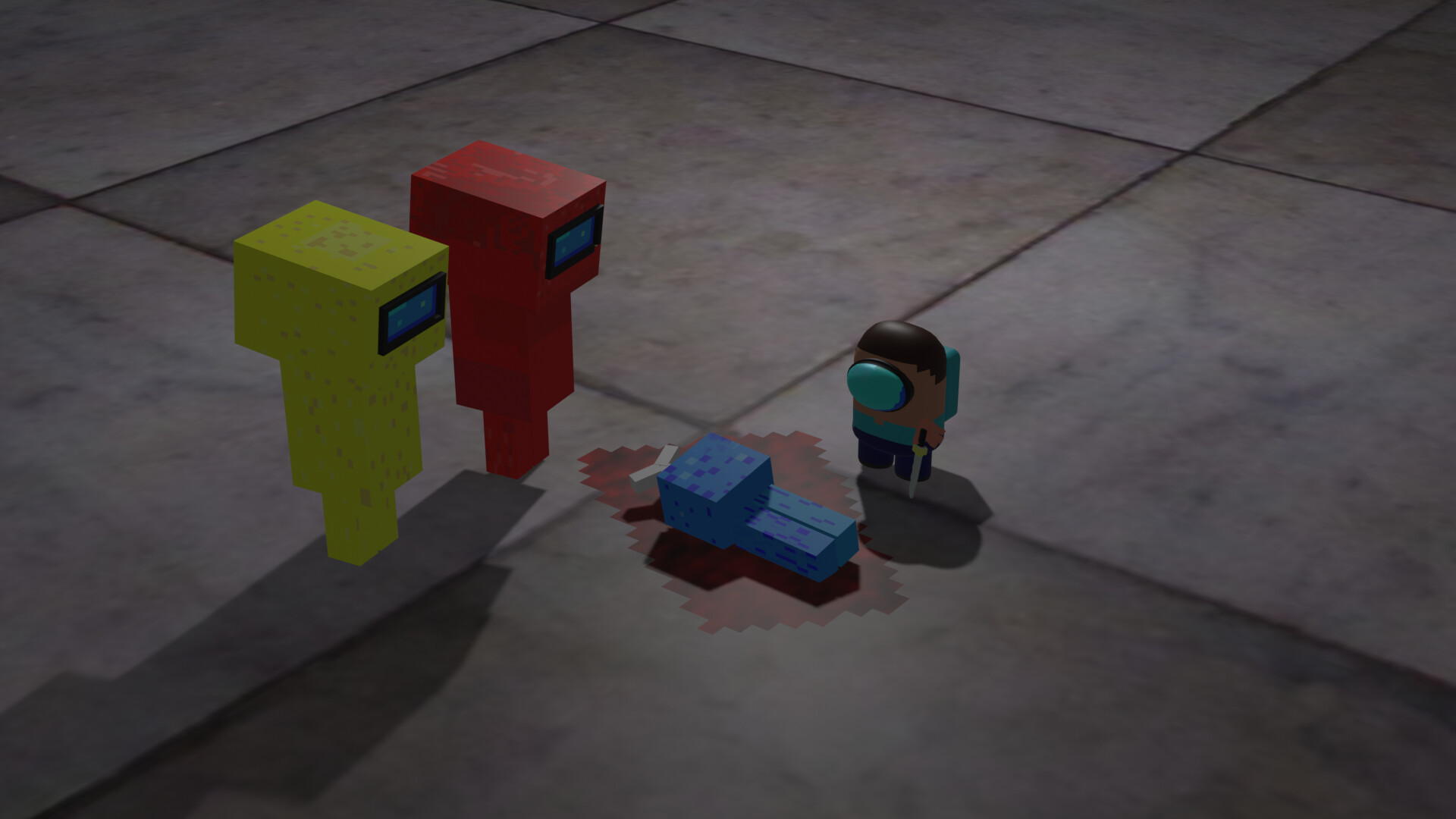 ArtStation - Minecraft & among us