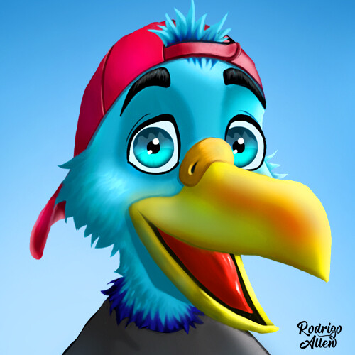 ArtStation - Icon furry Adler The Eagle