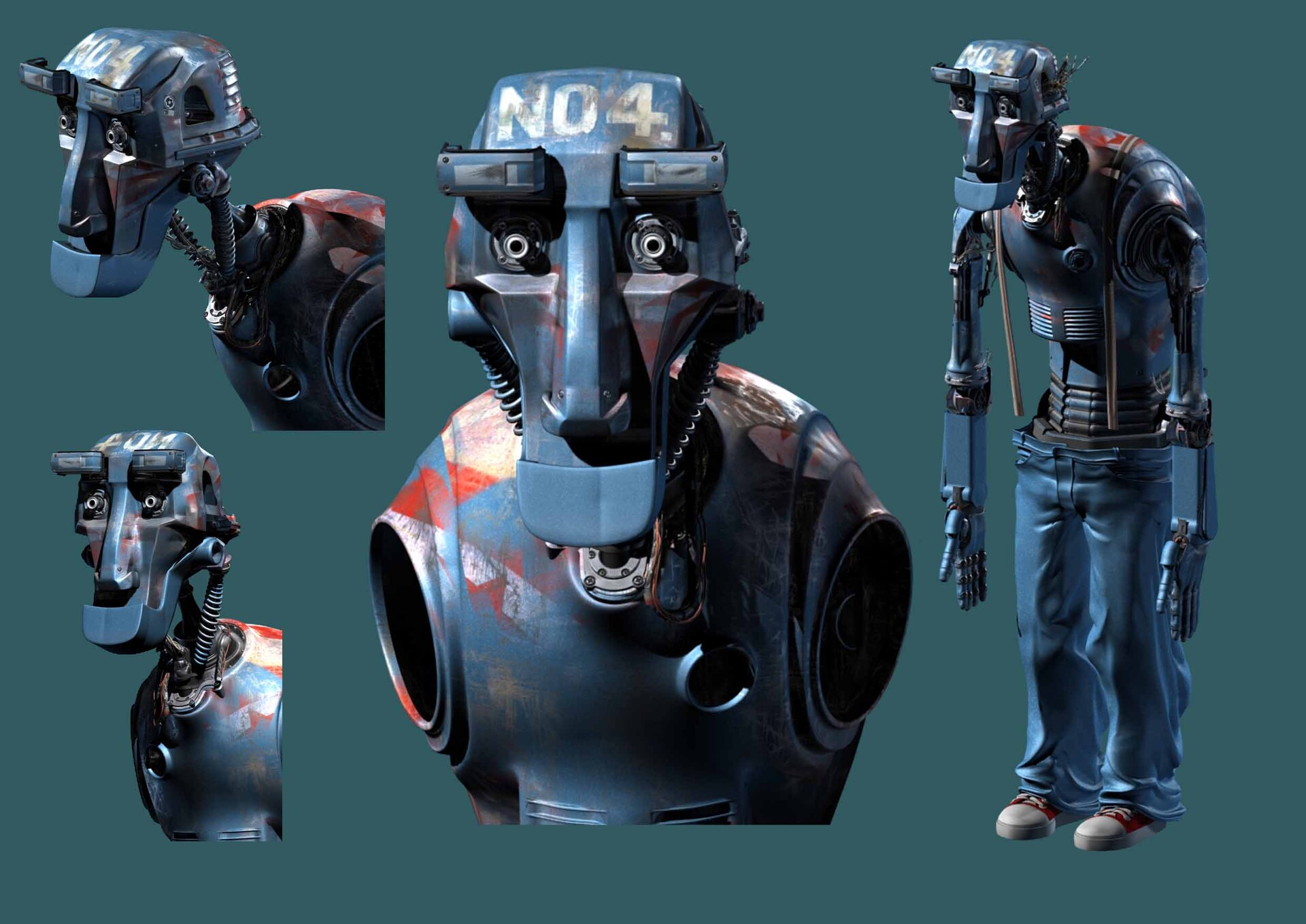 ArtStation - very old robot design I did