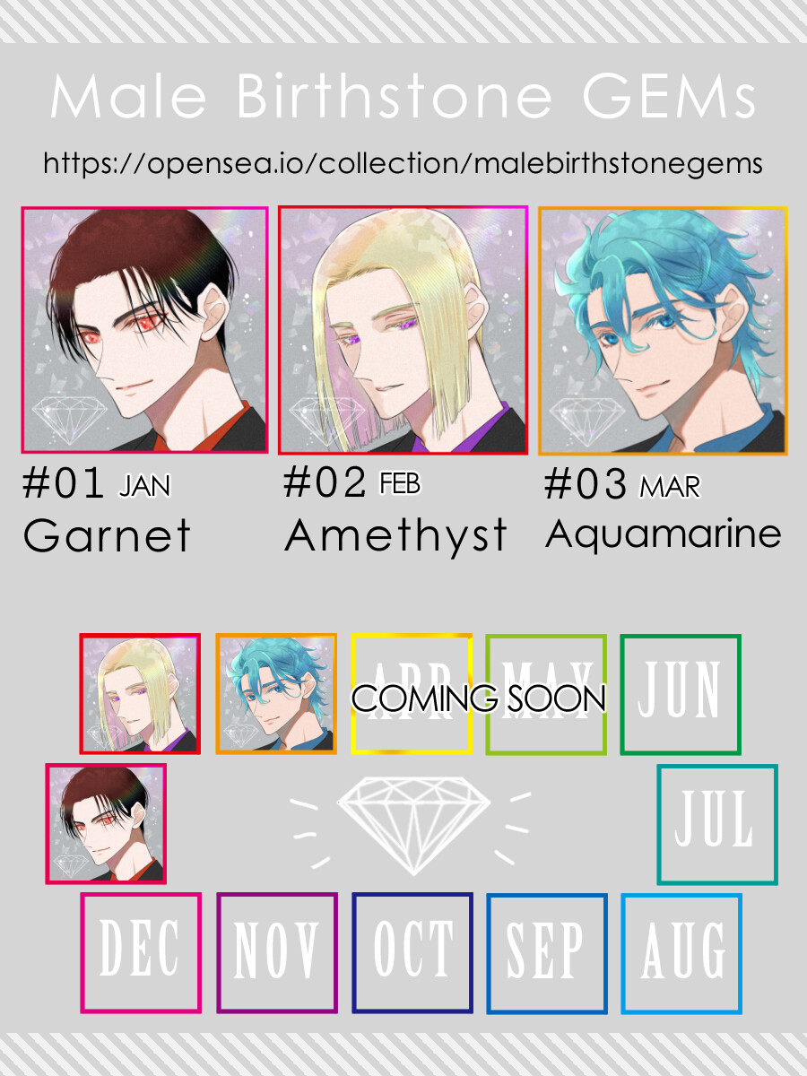 sumiya - Male Birthstone GEMs