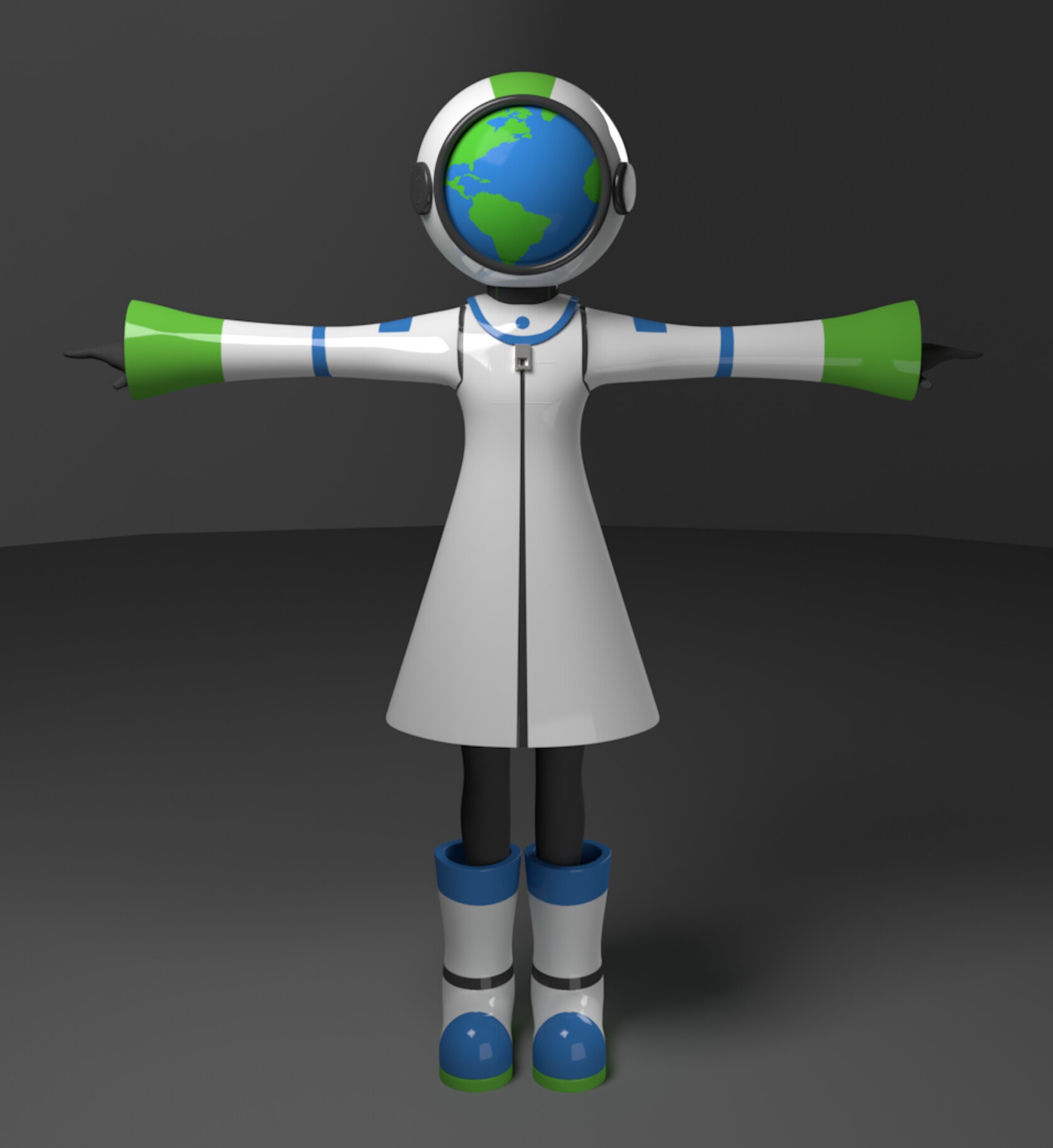 ArtStation - Gaia 3D Model