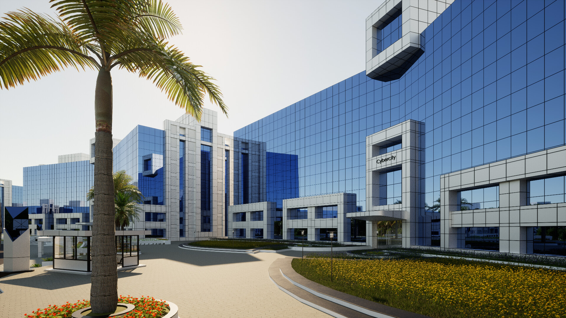 ArtStation - IT Park 3D Visualization For Virtual Reality
