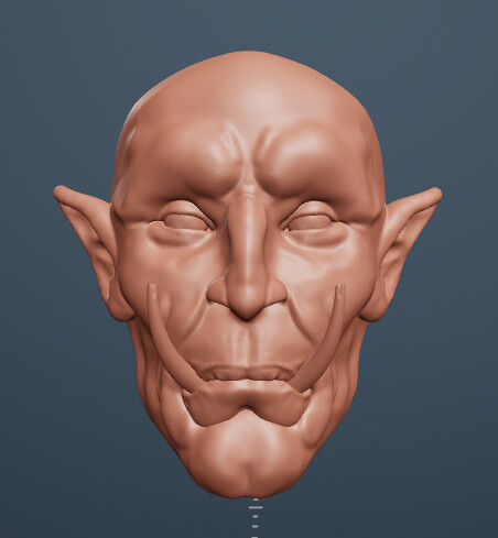 ArtStation - Orc bust