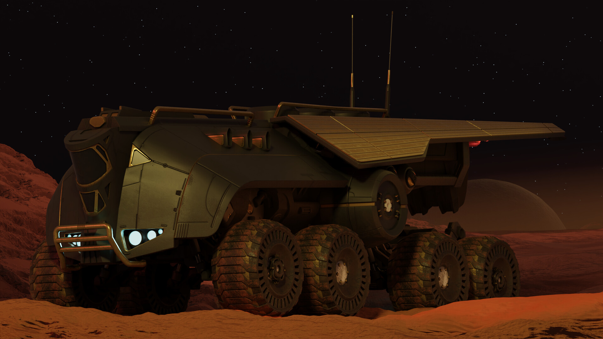 ArtStation - Mars vehicle