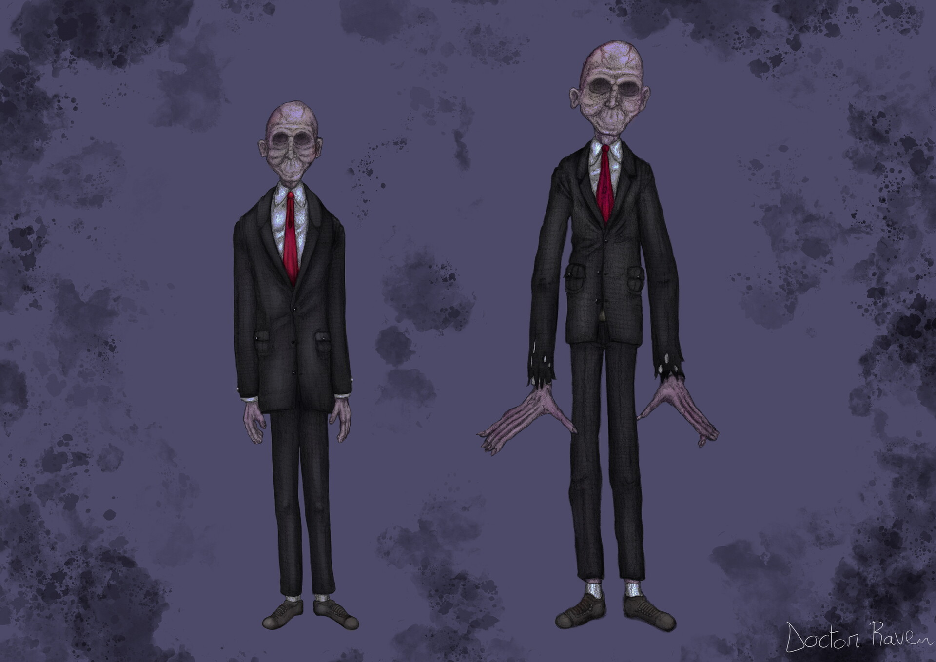 ArtStation - Slenderman Commission