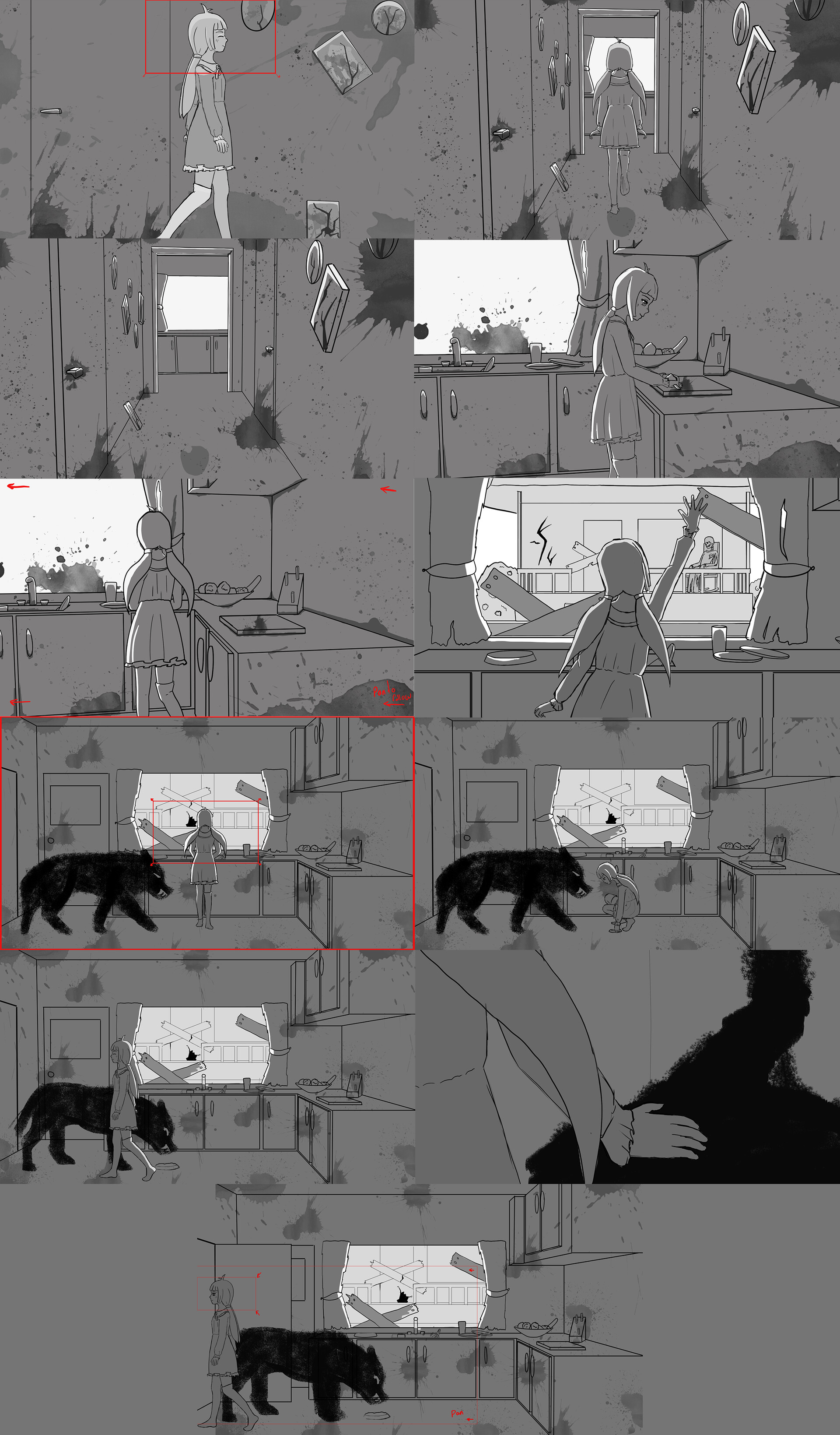 ArtStation - Animation Planning (Layout Scenes, animatic, beat boards)