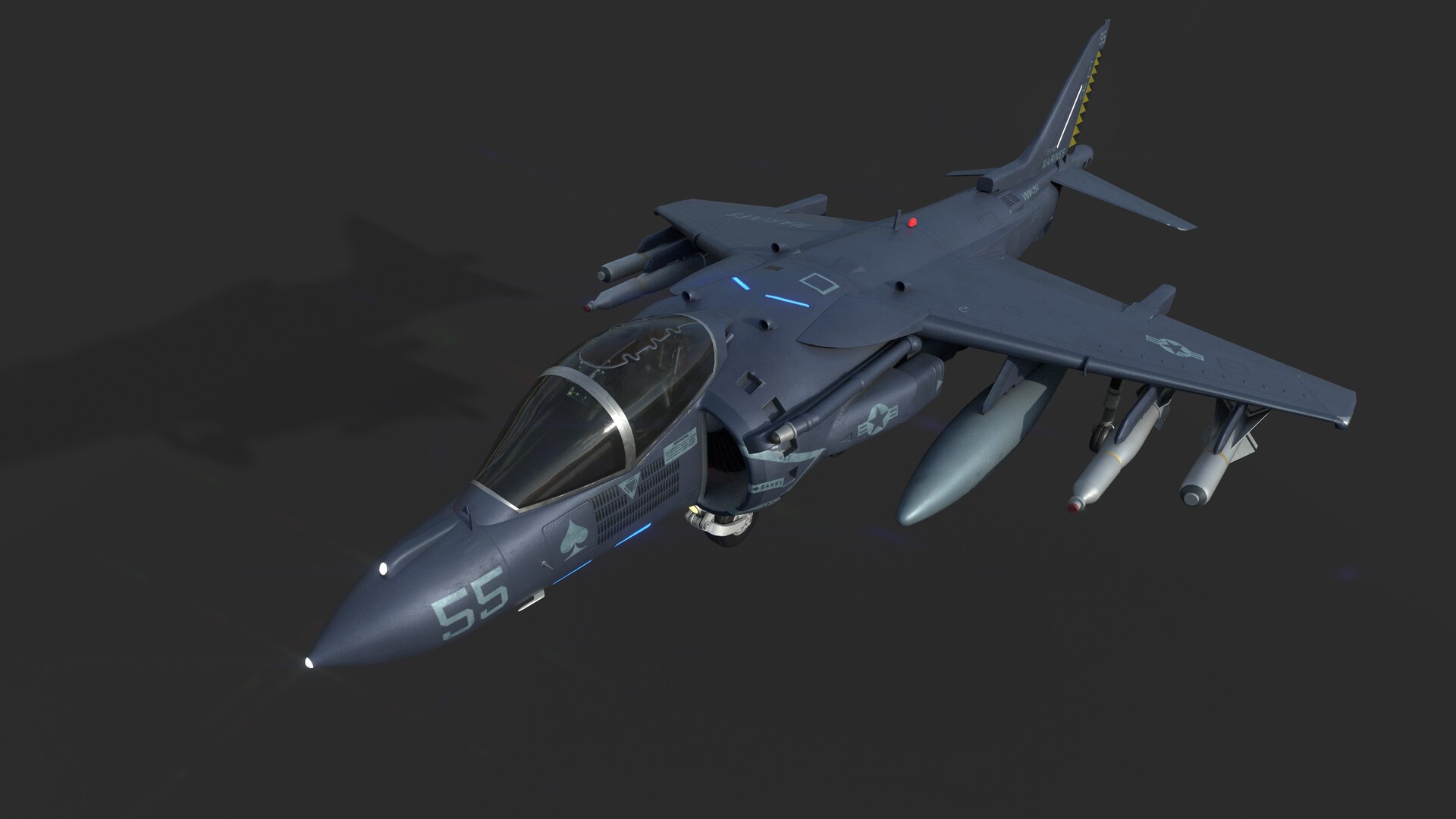 ArtStation - AV-8B Harrier II