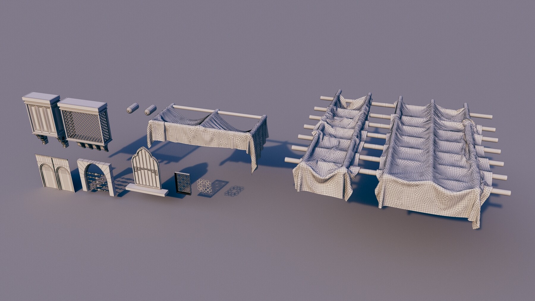10 Models of Arabic houses + 36 models of Islamic and middle Eastern ...