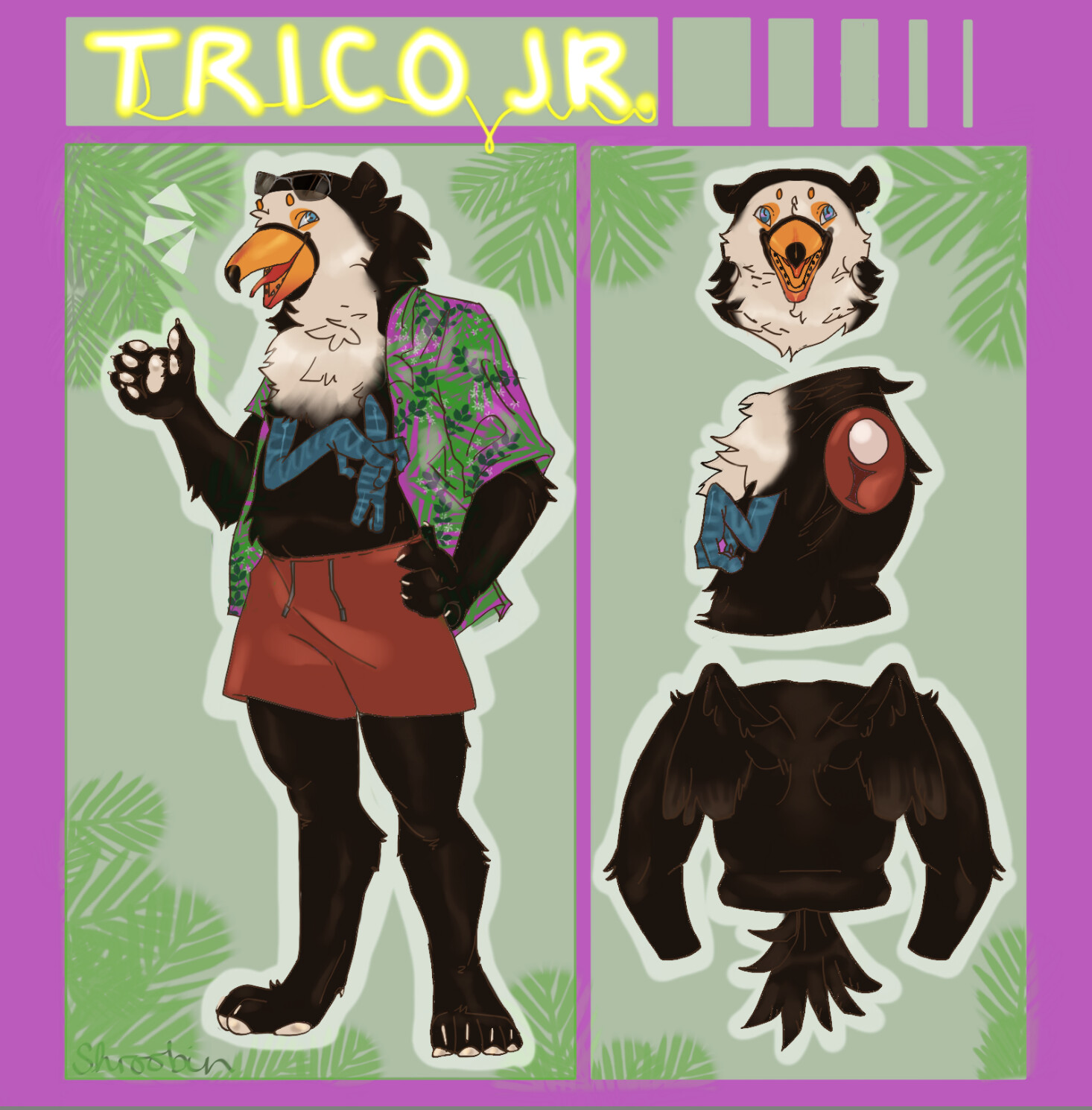 ArtStation - Trico Reference Sheet