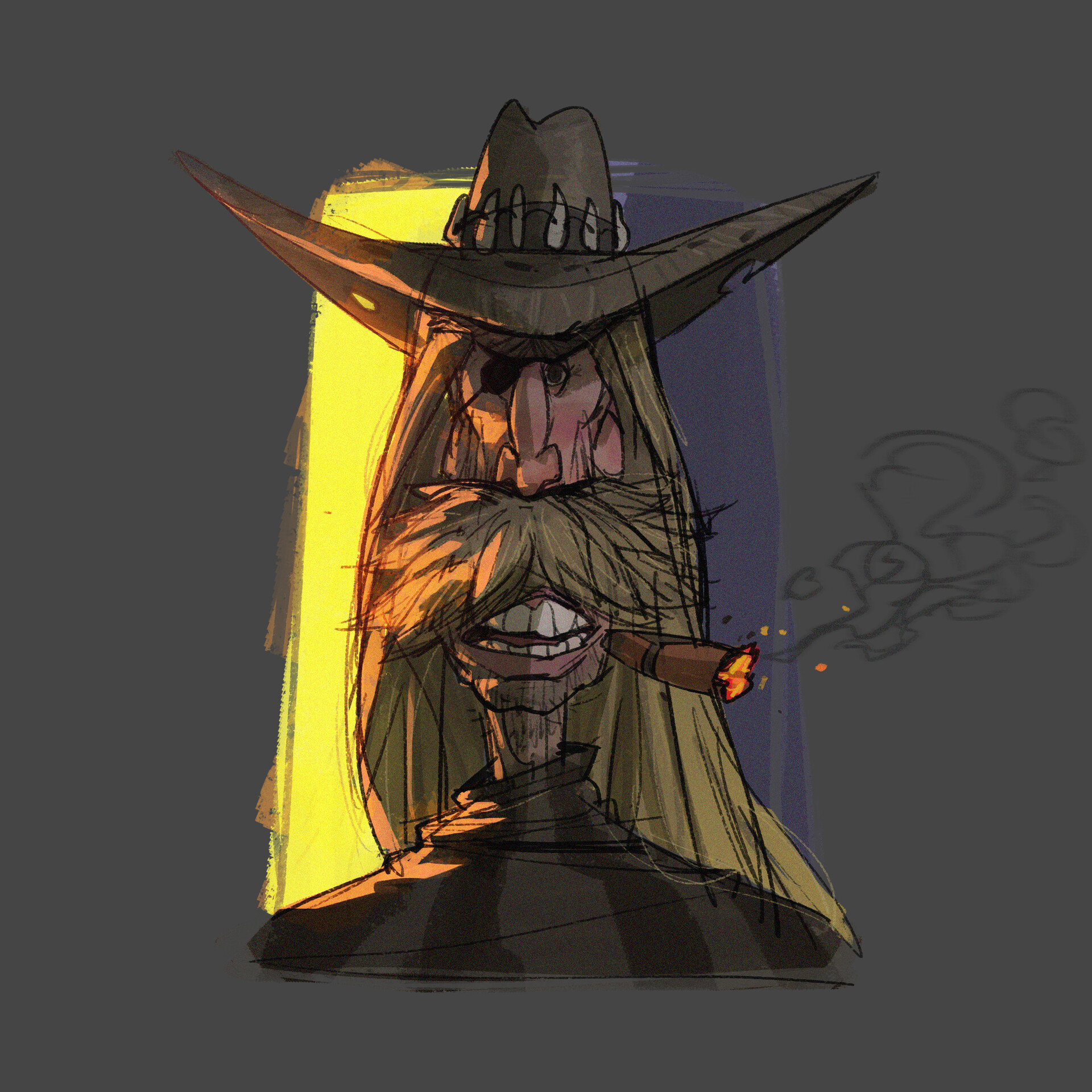 ArtStation - Sketchbook 10 Cowboys