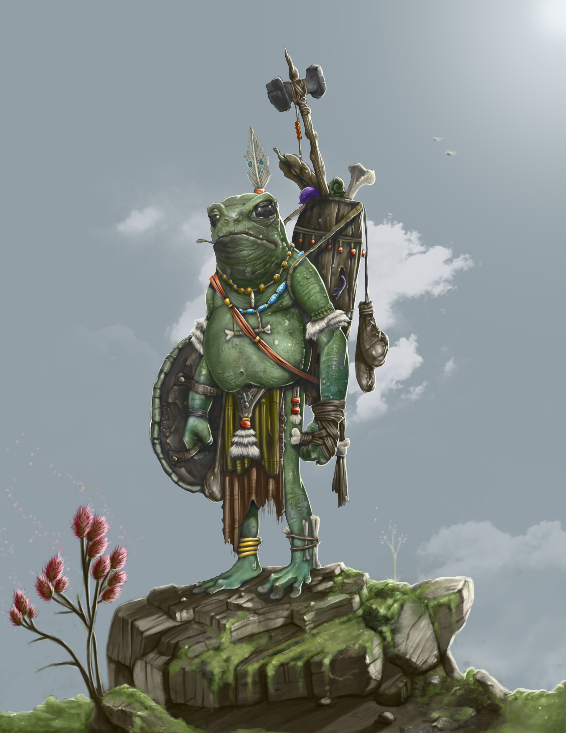 ArtStation - A quick Frog concept