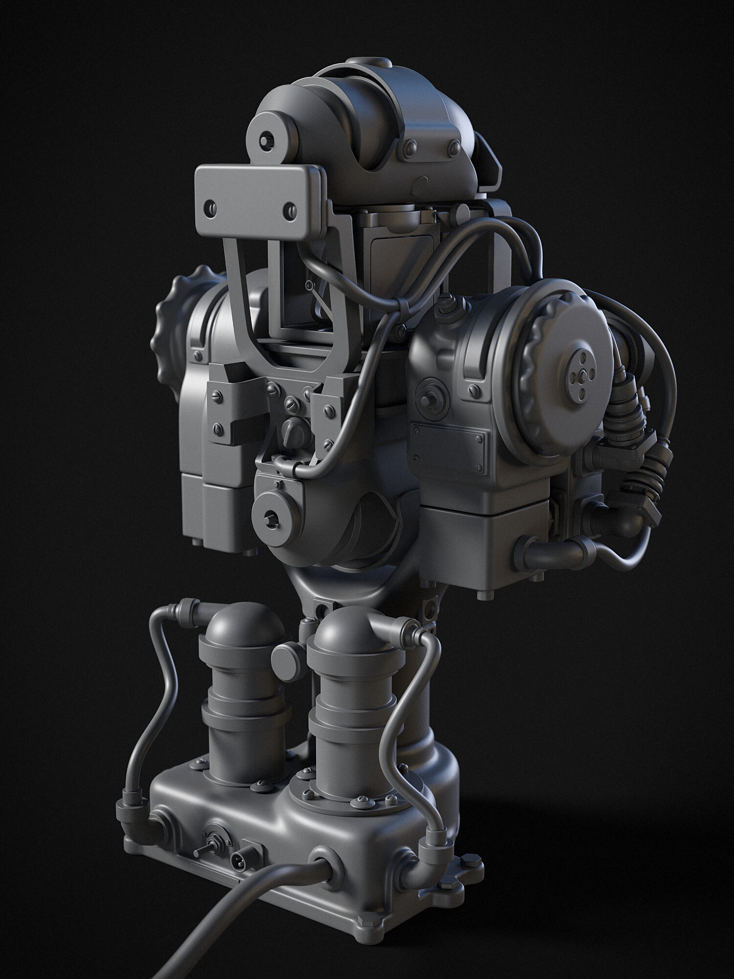 ArtStation - B-29 Remote Control Gunsight (WIP)