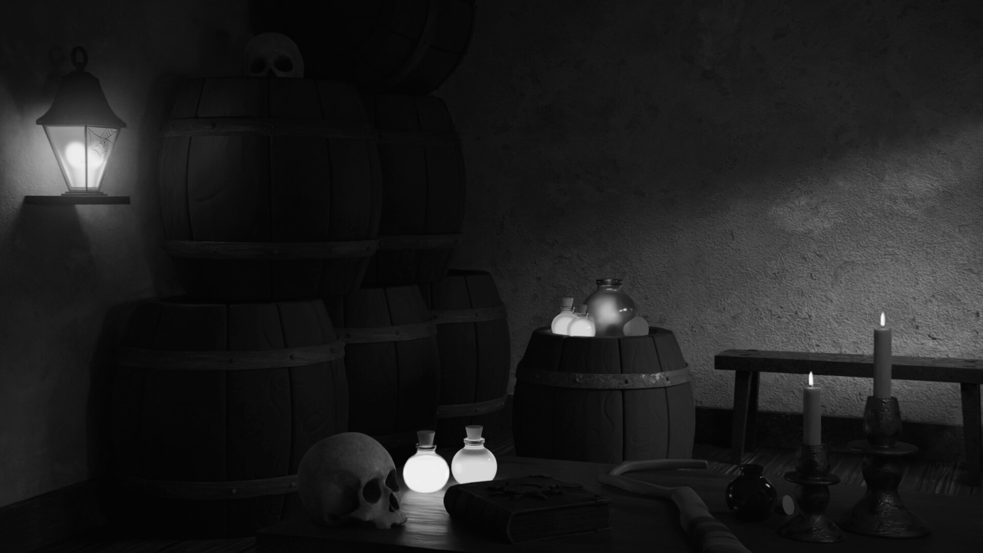 ArtStation - Horror Lab - Personal Project