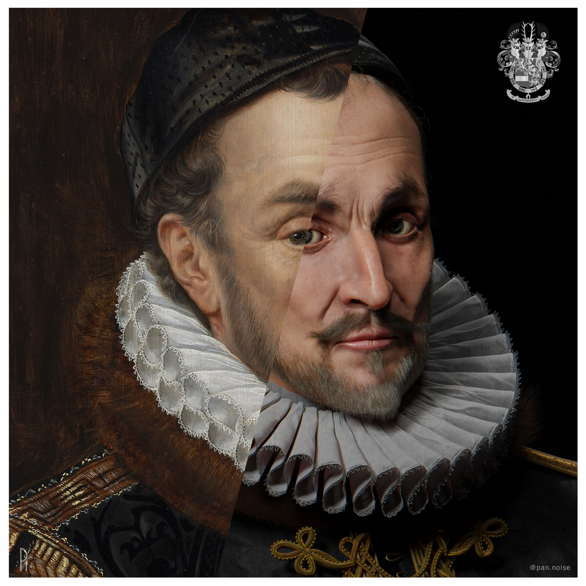 ArtStation - William the Silent - 3D Portrait