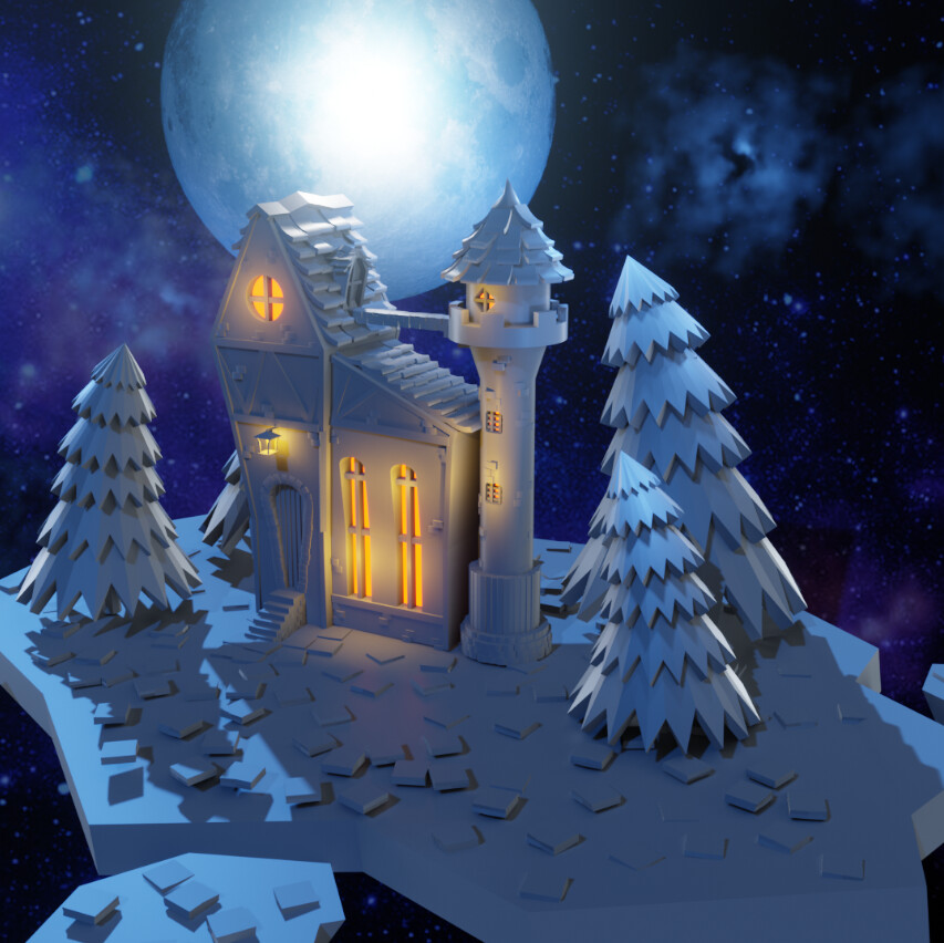 ArtStation - Moon House