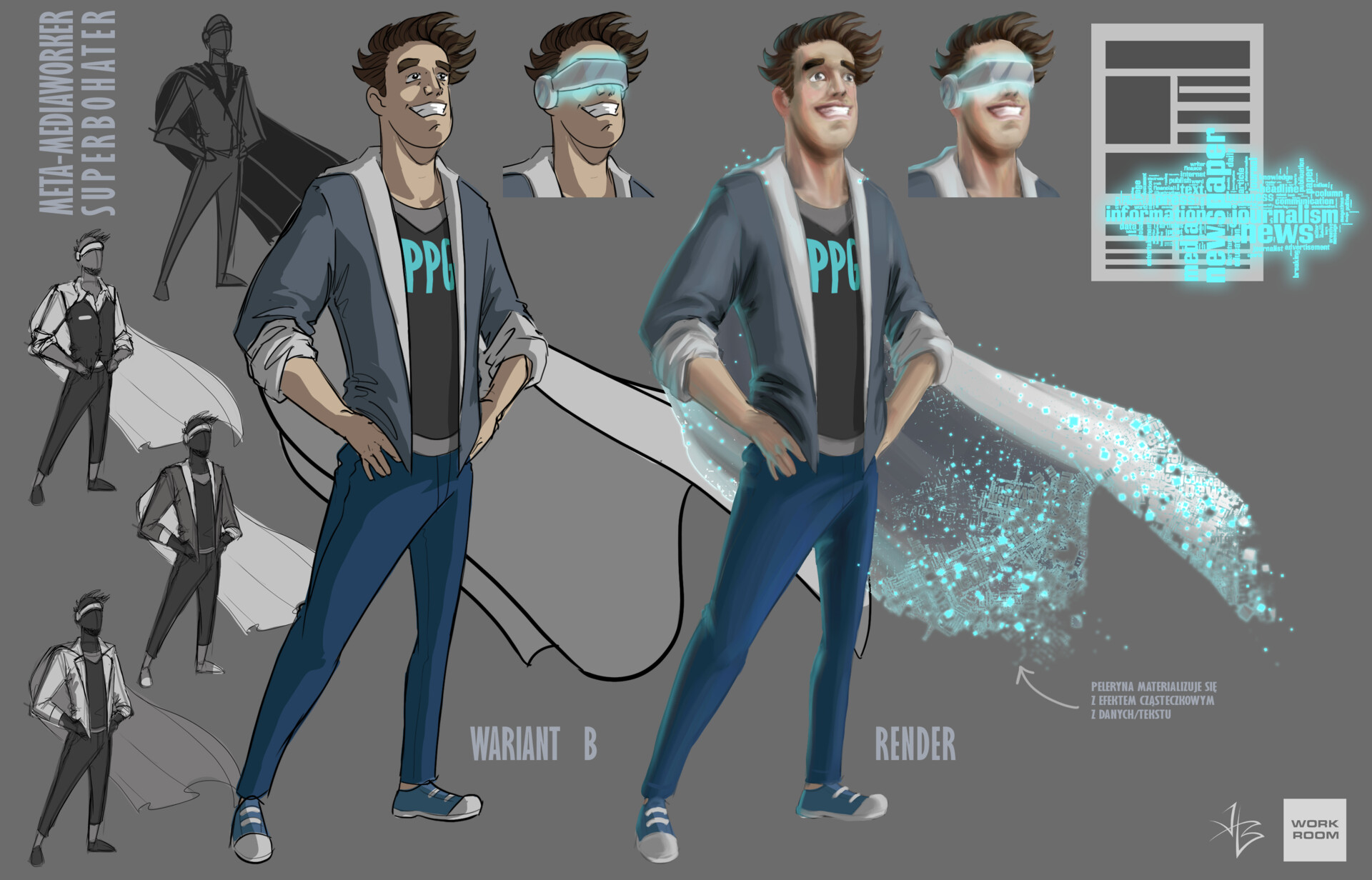 ArtStation - meta-mediaworker (superhero) character concept