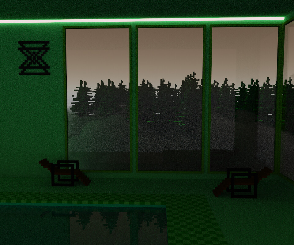 ArtStation - Green Room Voxelart