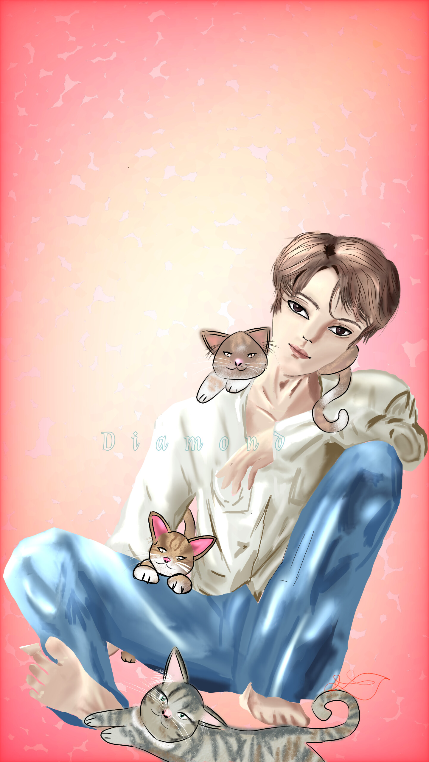 ArtStation - inspired in lee know by stray kids