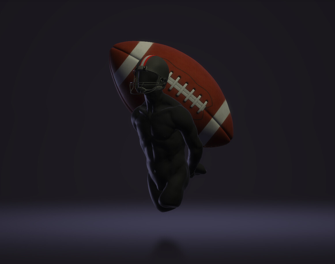 ArtStation - American Footballer | NFT Art