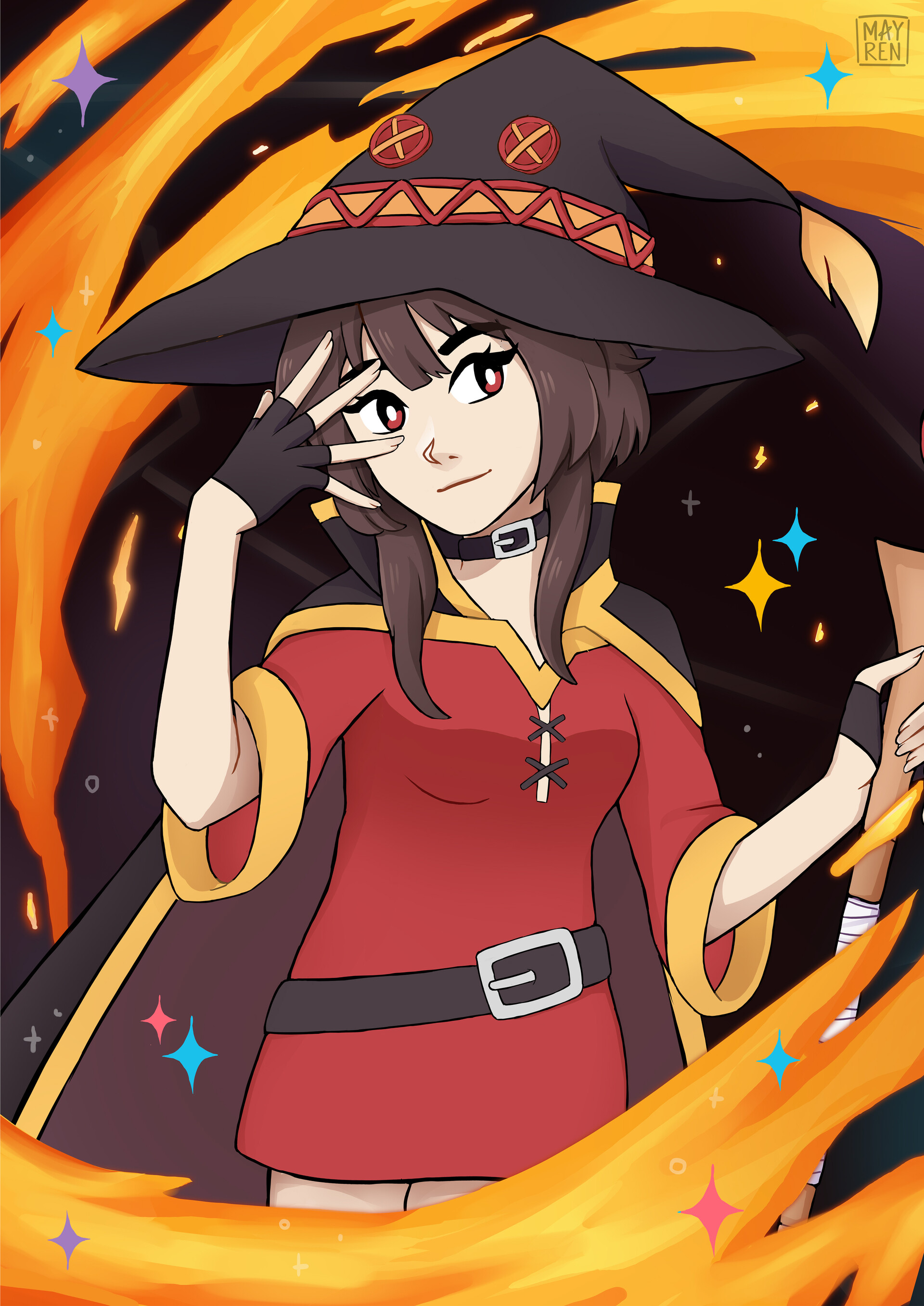 ArtStation - Megumin (Konosuba)