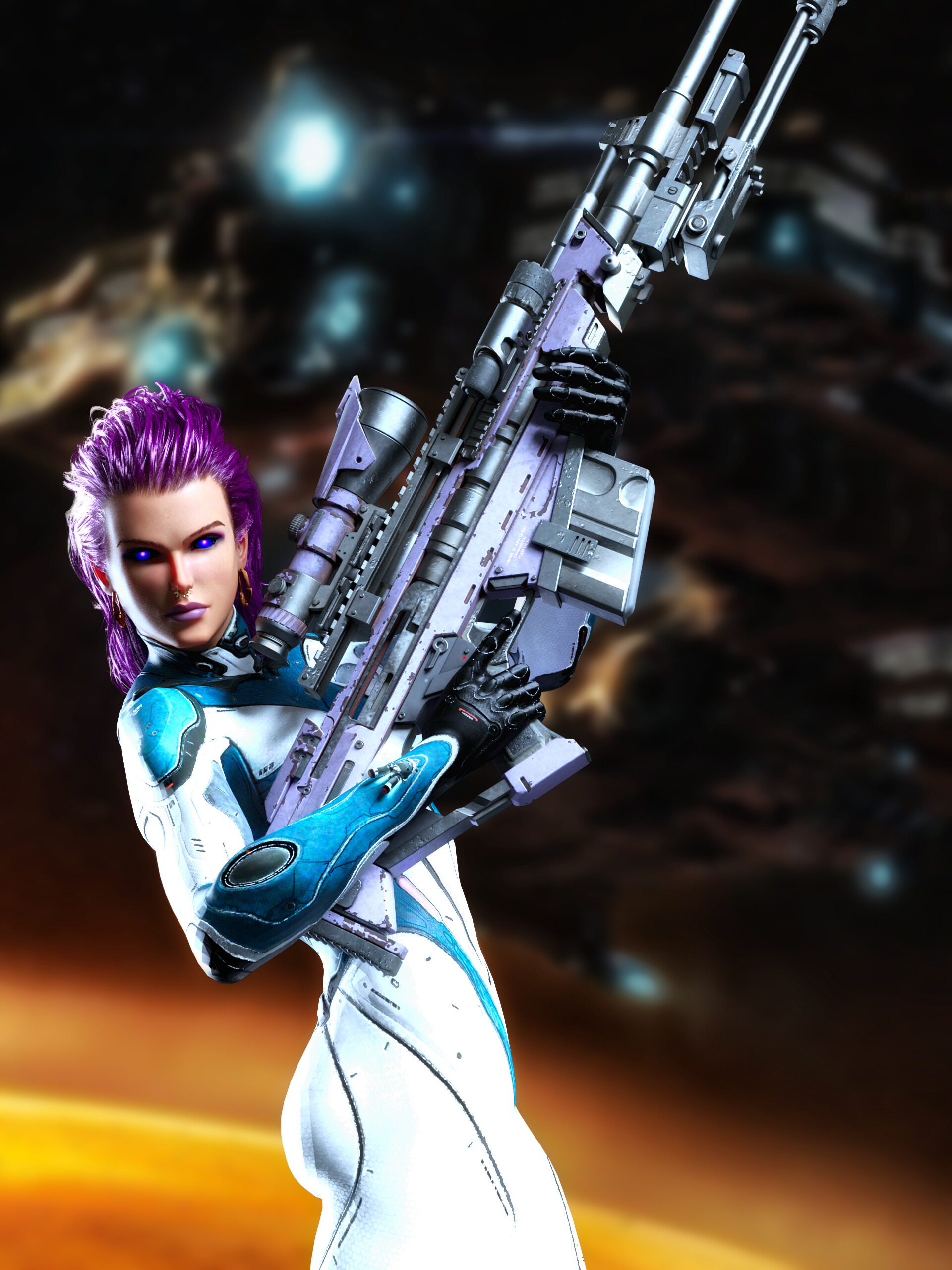 ArtStation - Star Craft Ghost