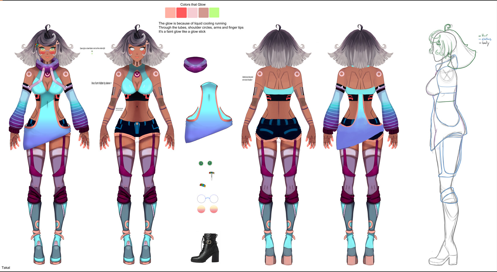 ArtStation - Izzy - Ref Sheet