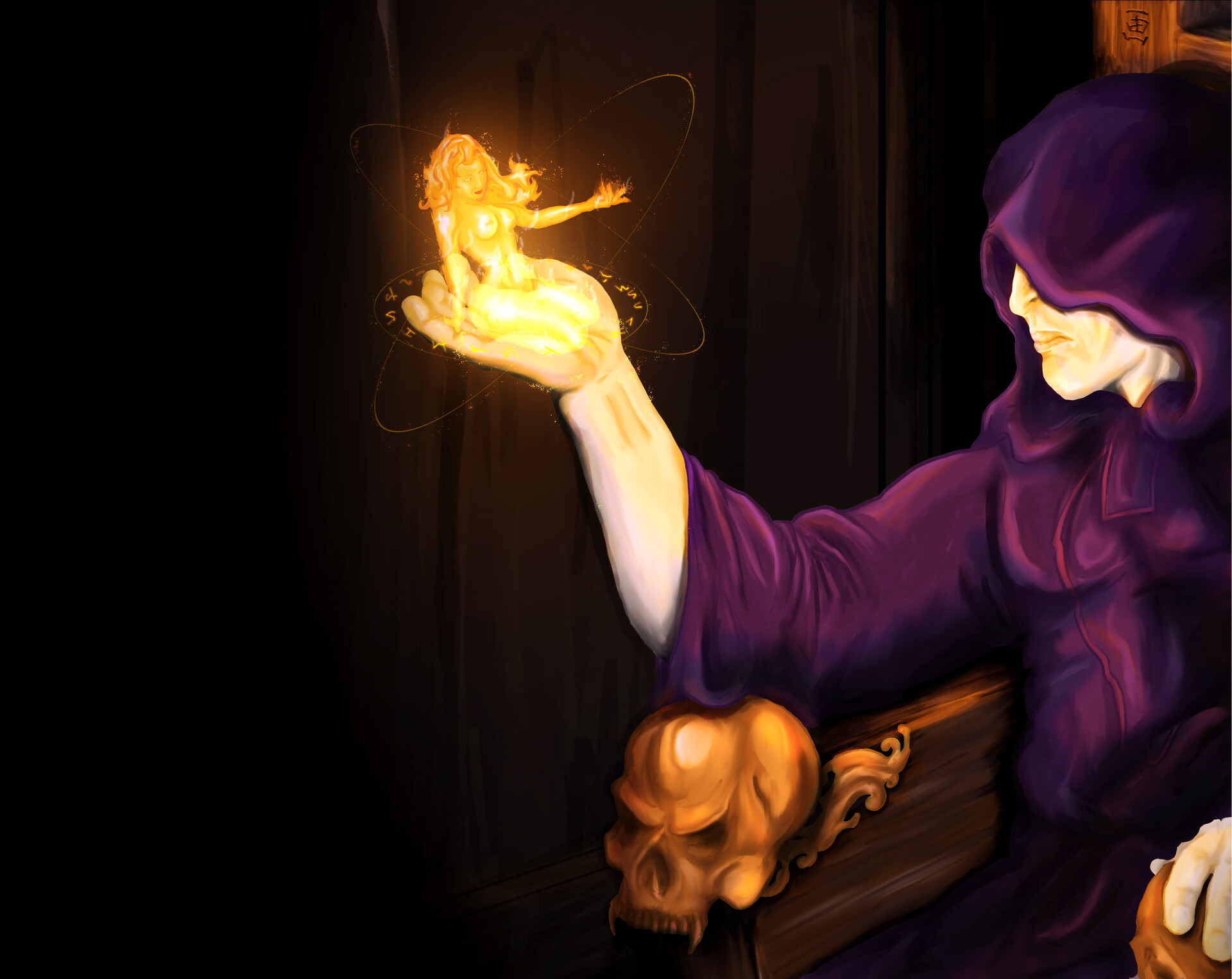 ArtStation - Elemental mage