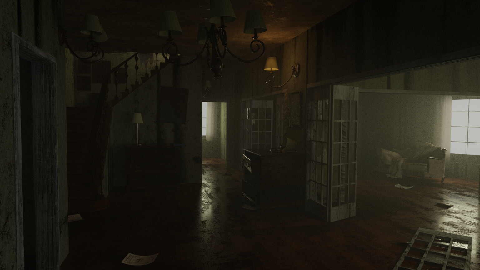 ArtStation - "I hope there is no one in this house"