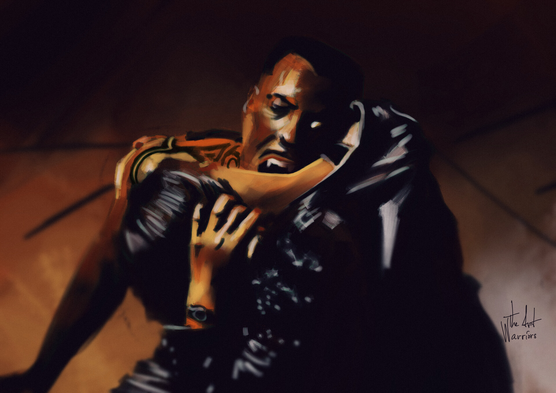 ArtStation - The bite (Blade study)