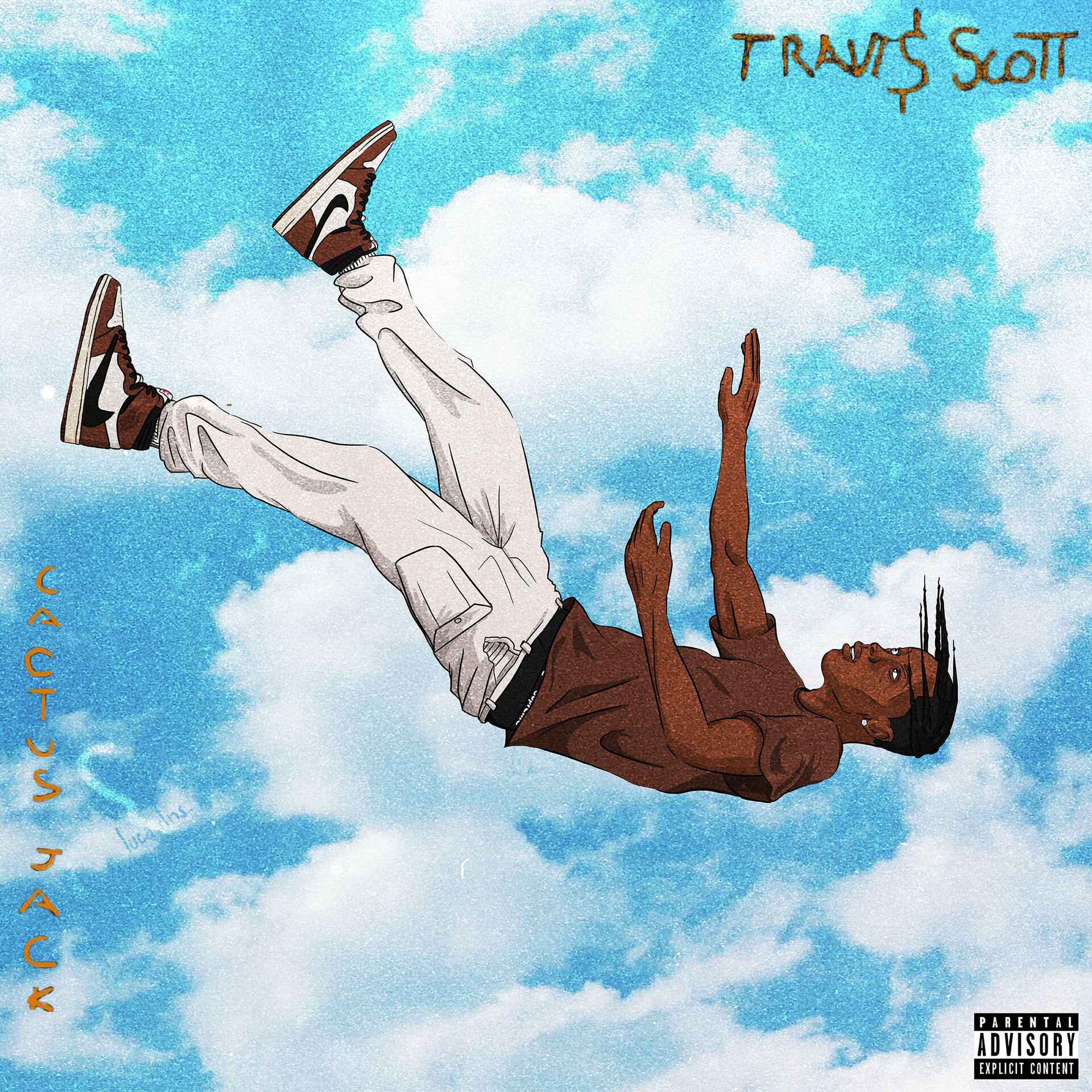 ArtStation - Travis Scott Cover Art