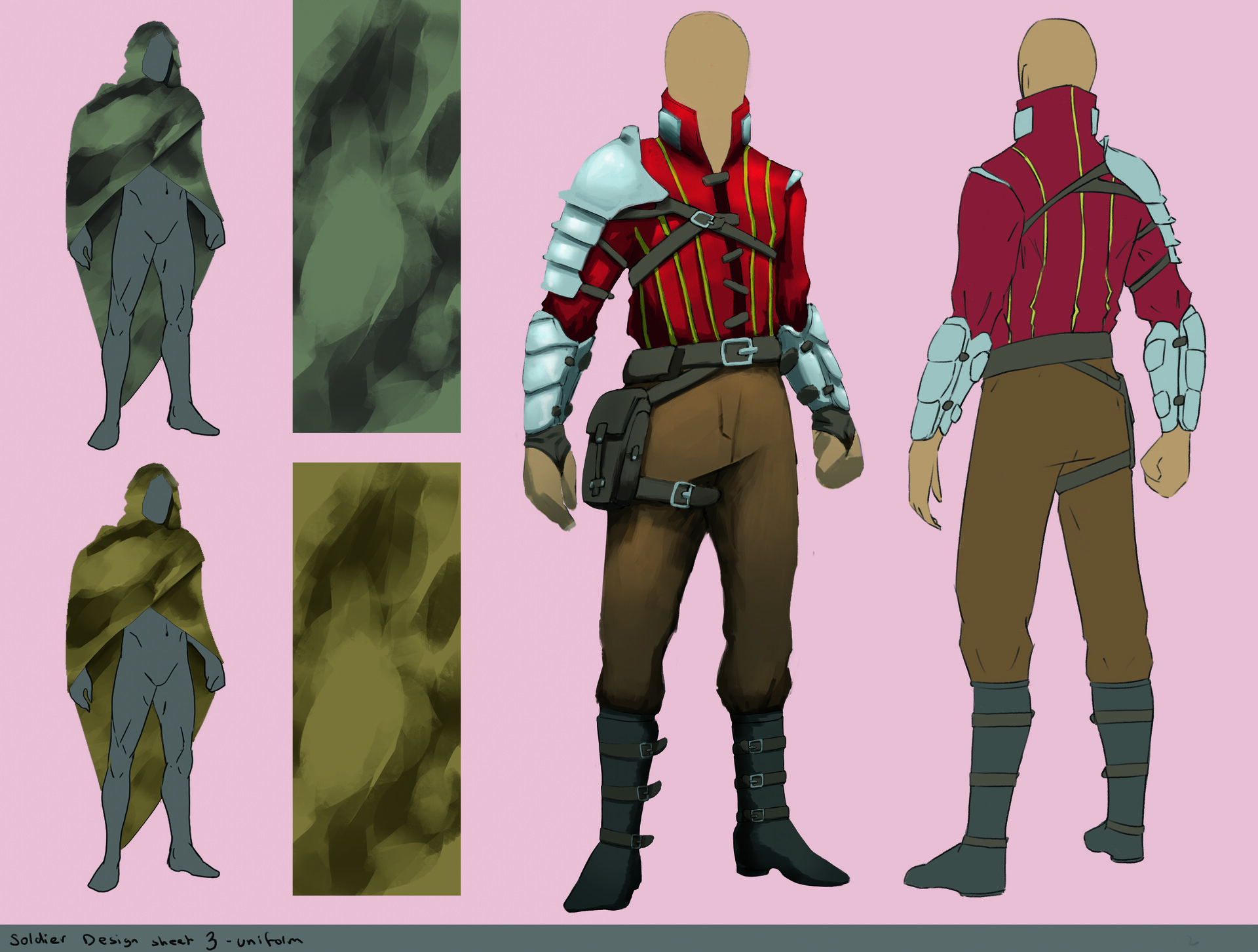 ArtStation - soldier uniform exploration