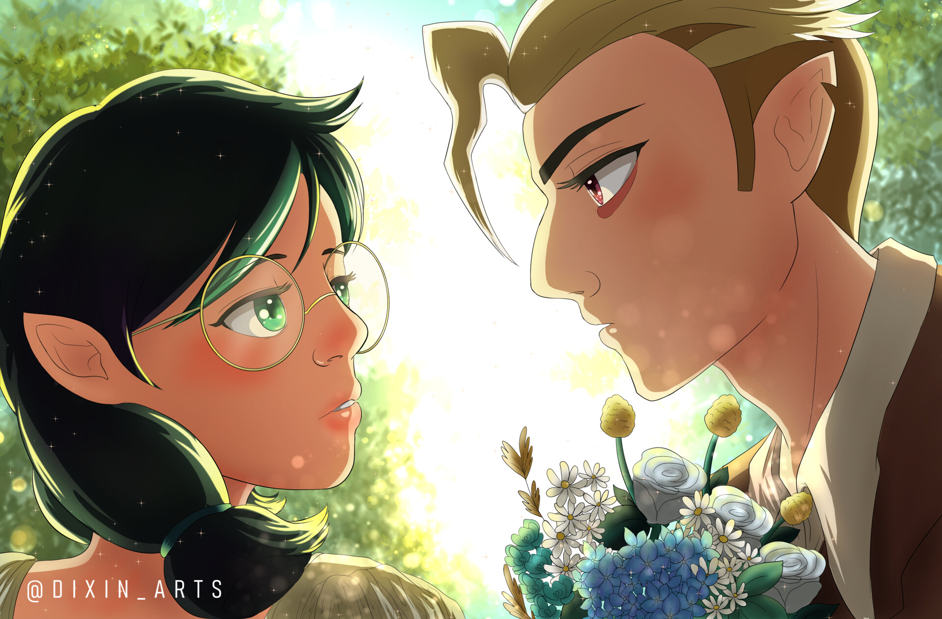 ArtStation - Huntlow Drama AU