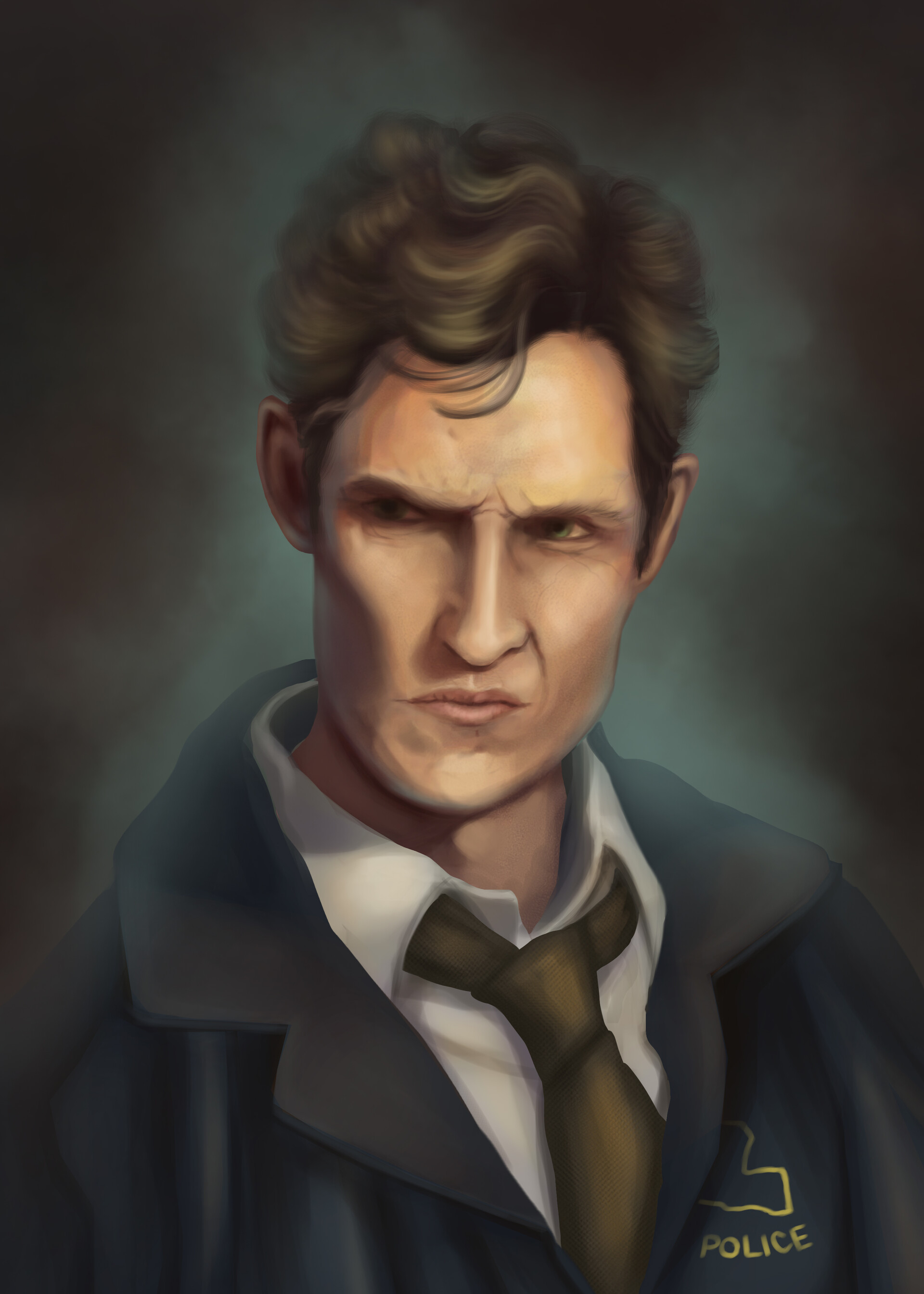ArtStation - Digital portraits True Detective