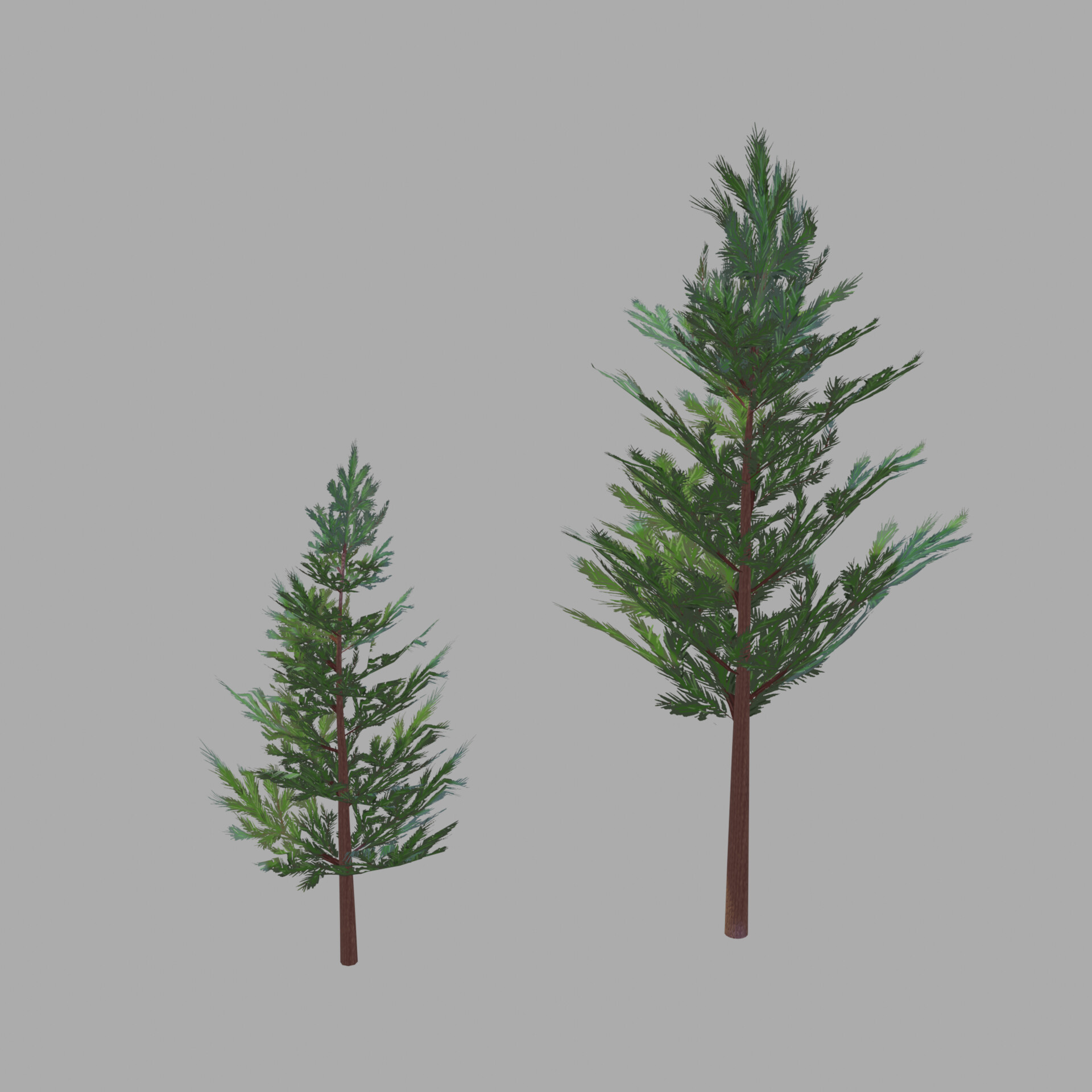 ArtStation - Stylized Pines