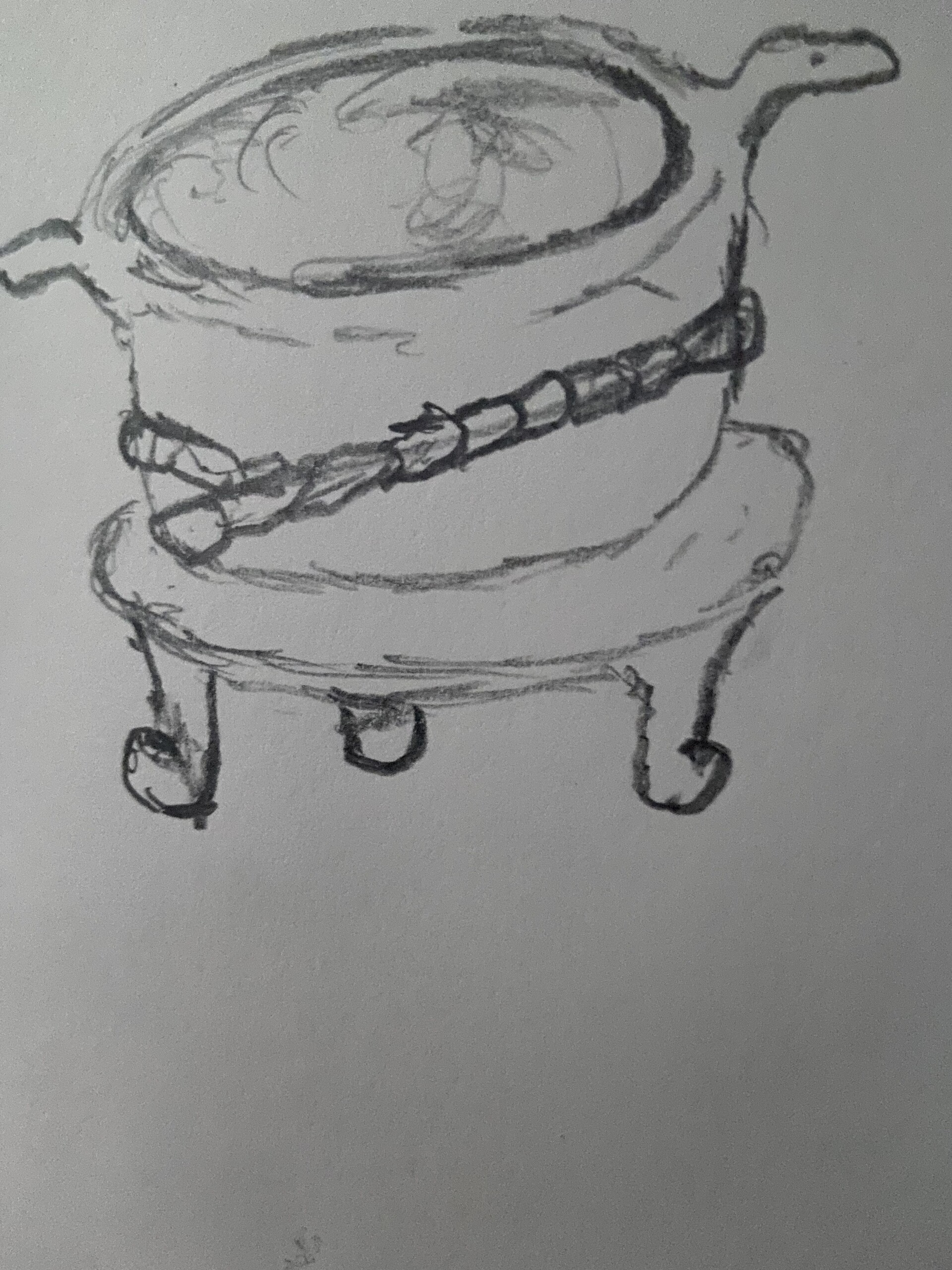 ArtStation - Stew pot with rope stuff quick. Enjoy