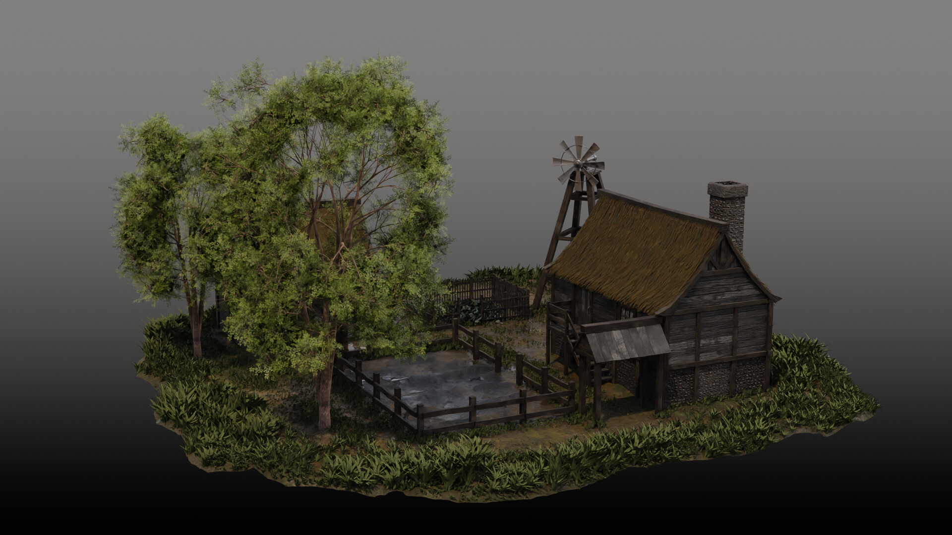 ArtStation - Medieval Farm