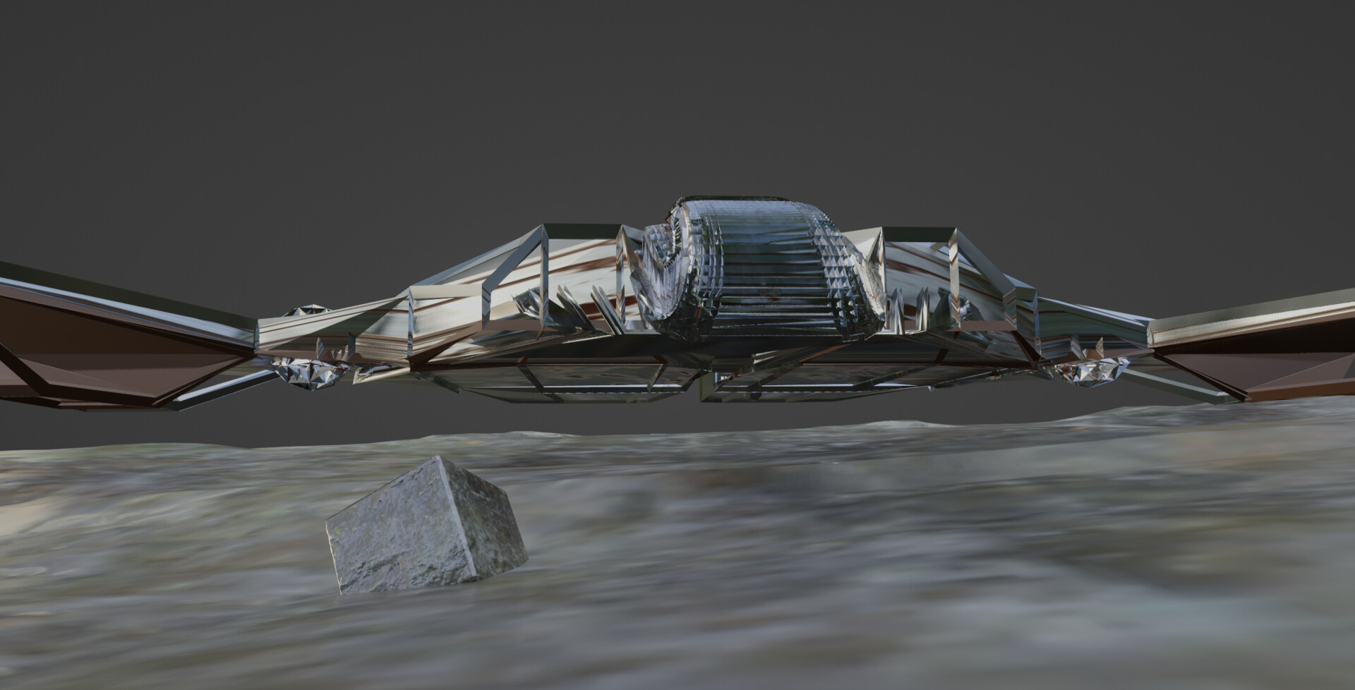 Rumen Stanimirov - T-ship, a sci-fi space ship concept