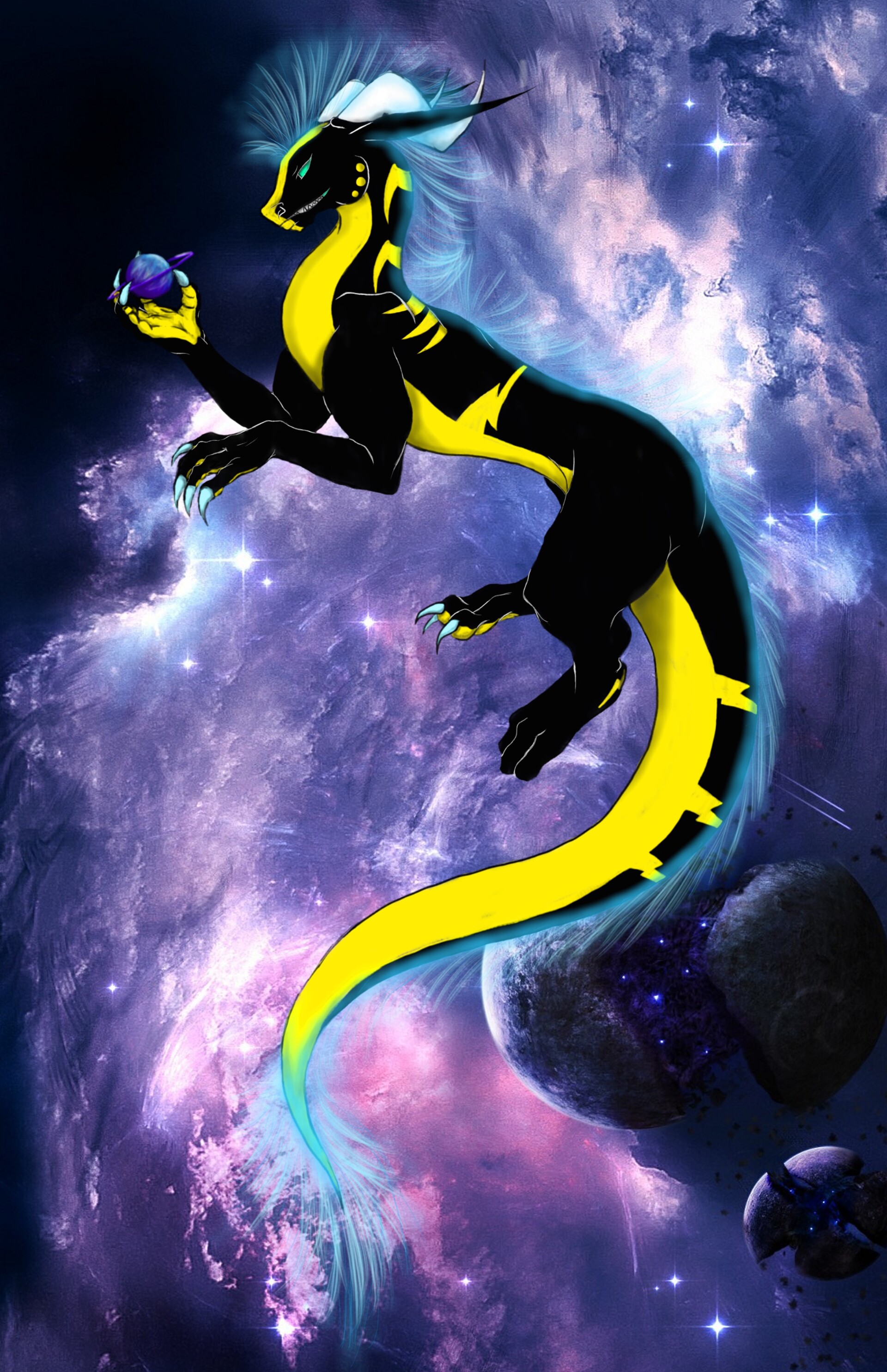 ArtStation - Zeus the Deep Space Dragon