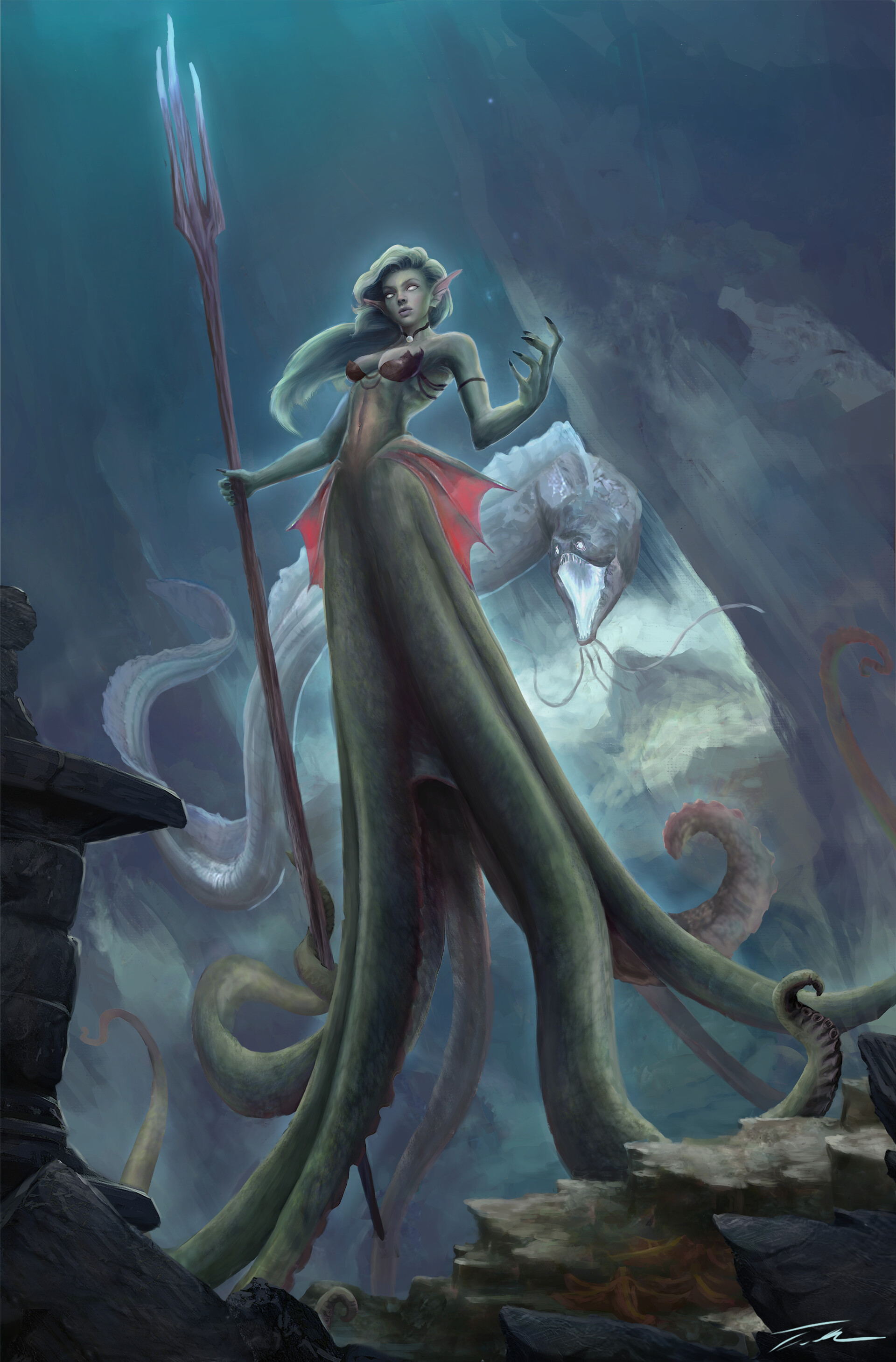 ArtStation - Mermaid Huntress