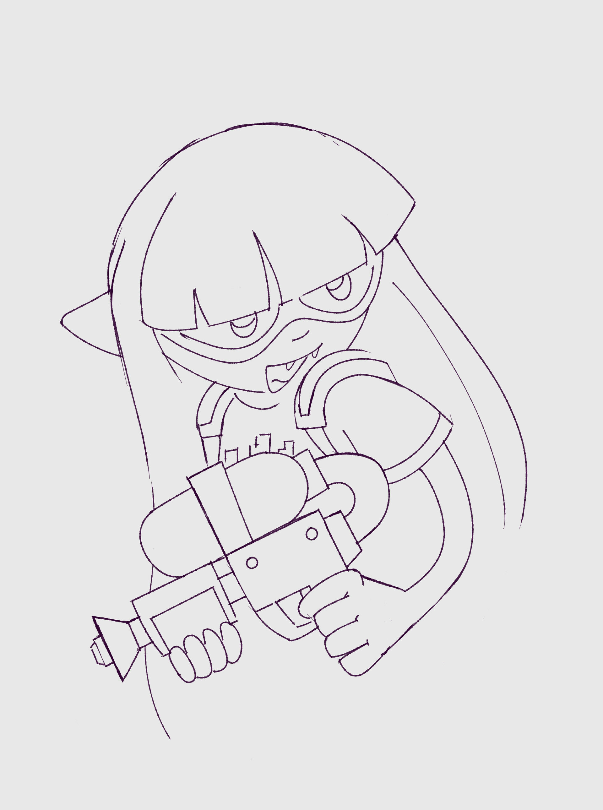 free printable splatoon coloring pages