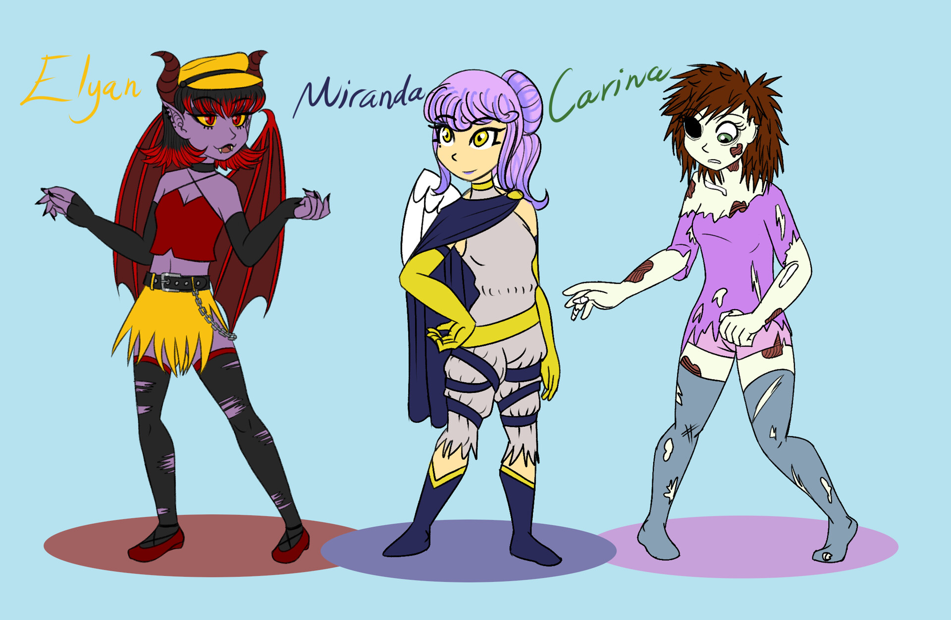 ArtStation - Divine Monster Character Lineup