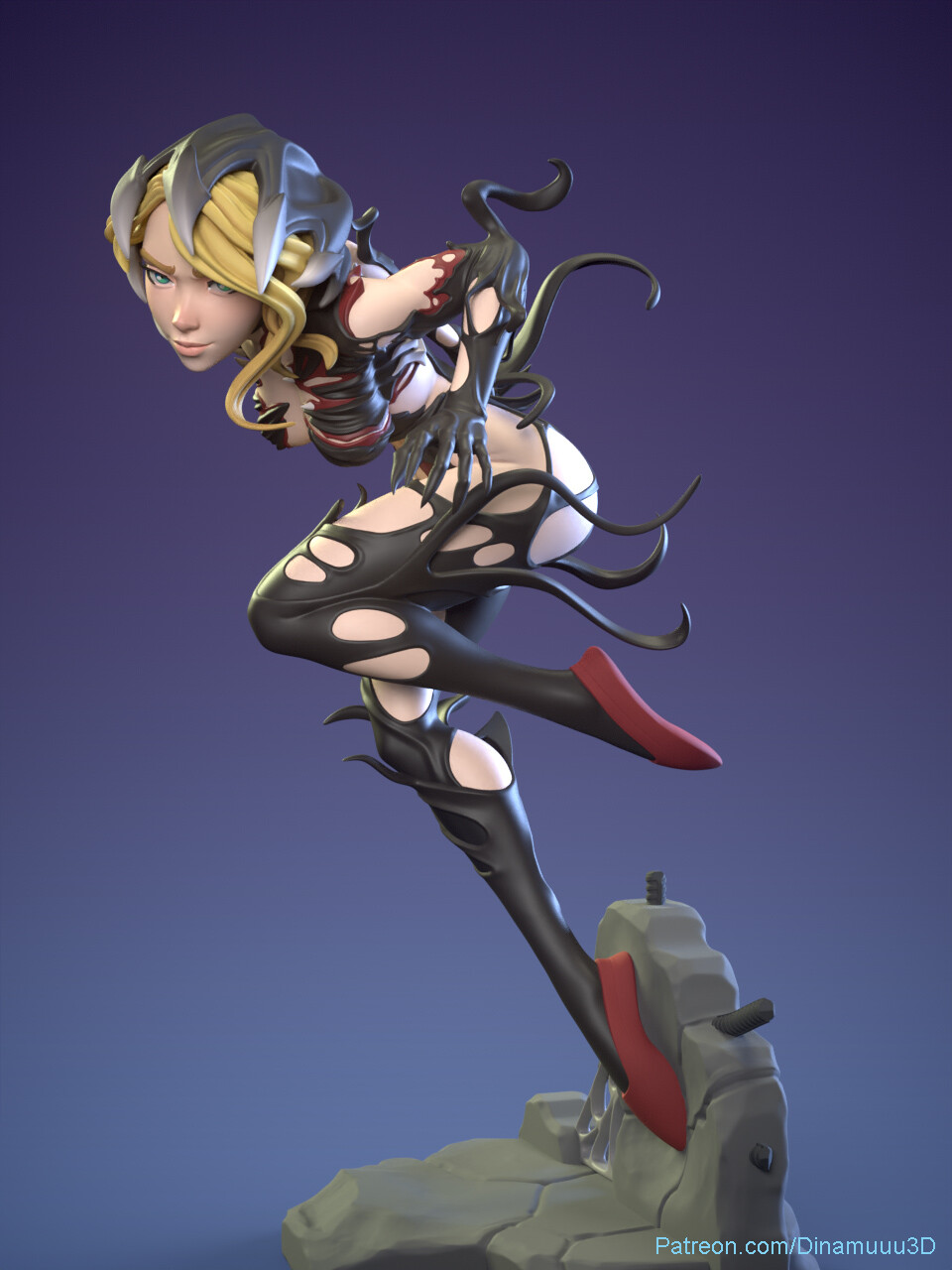 Dinamuuu 3D - Gwenom 3D Print Model STL