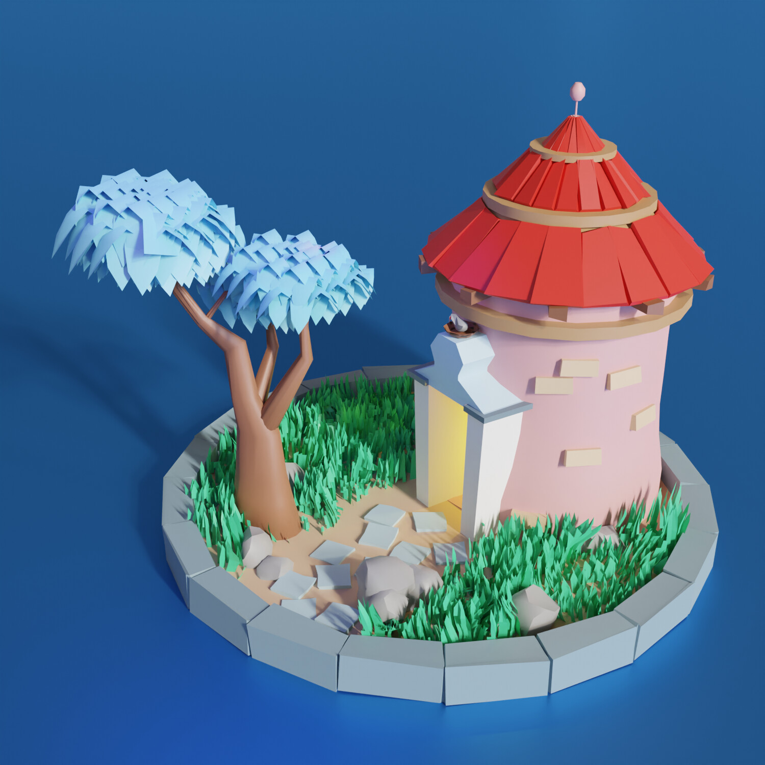 ArtStation - Magic Tower Blender 3d