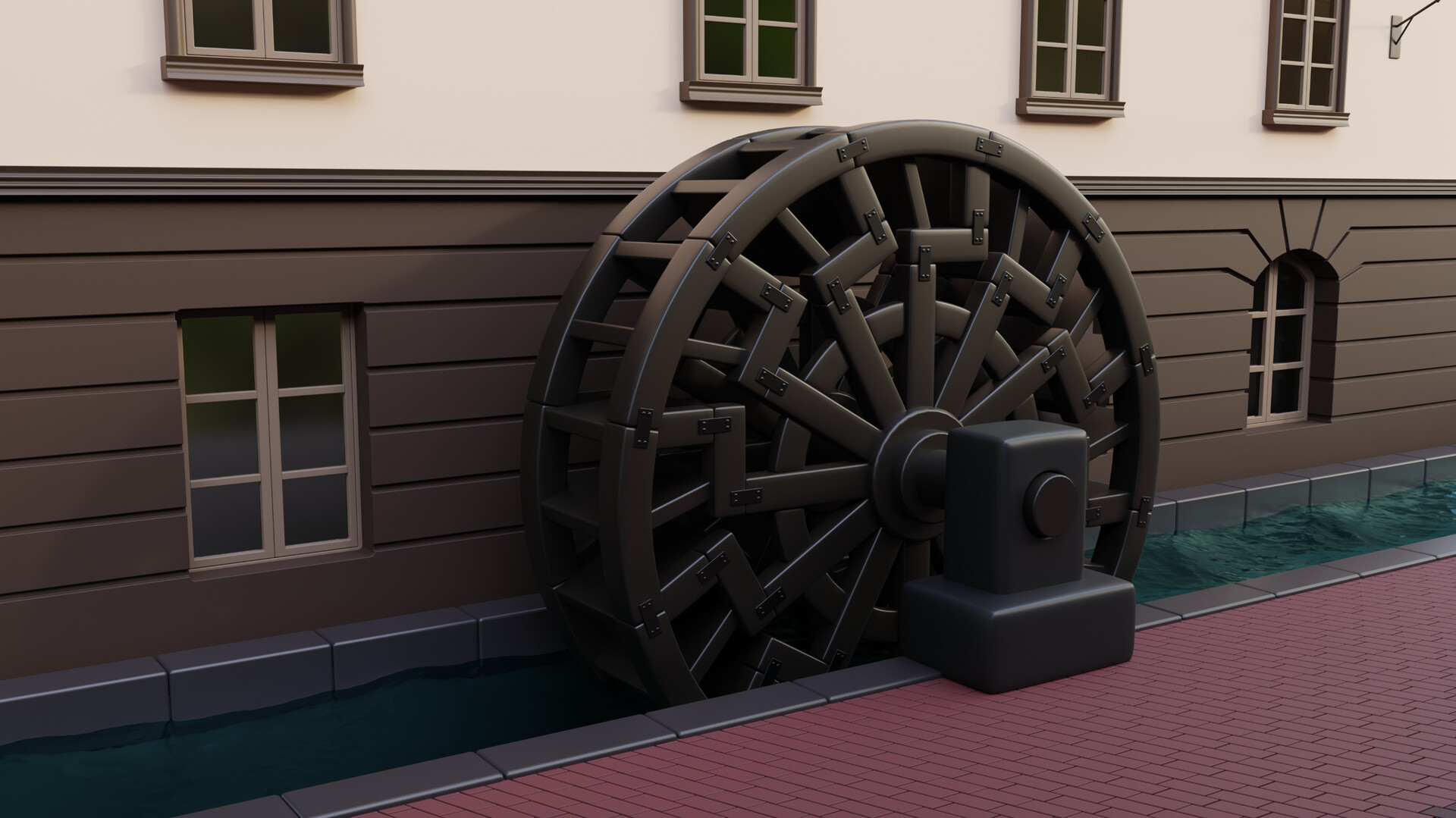 ArtStation - Water Wheel