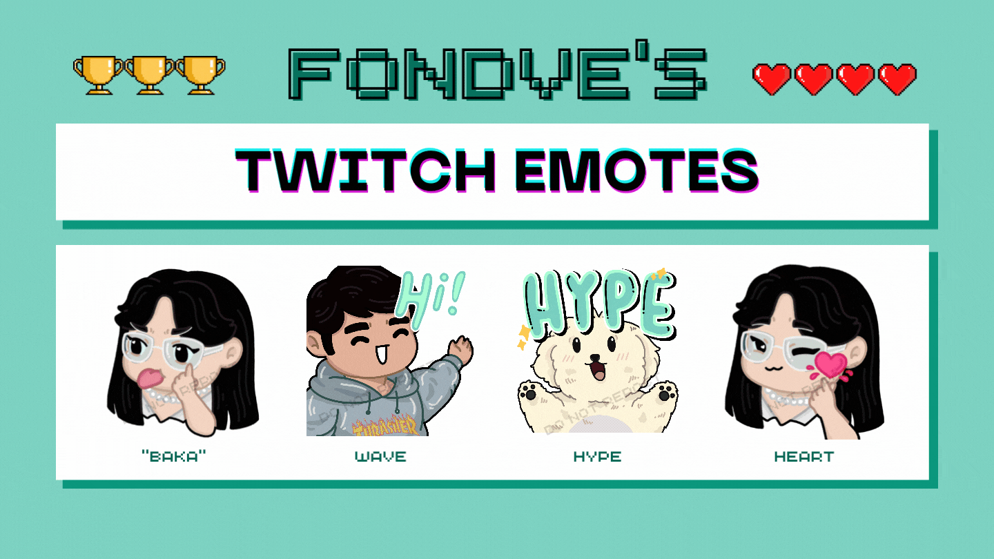 Ada Artates - Fondve's Twitch Emotes (Commission)